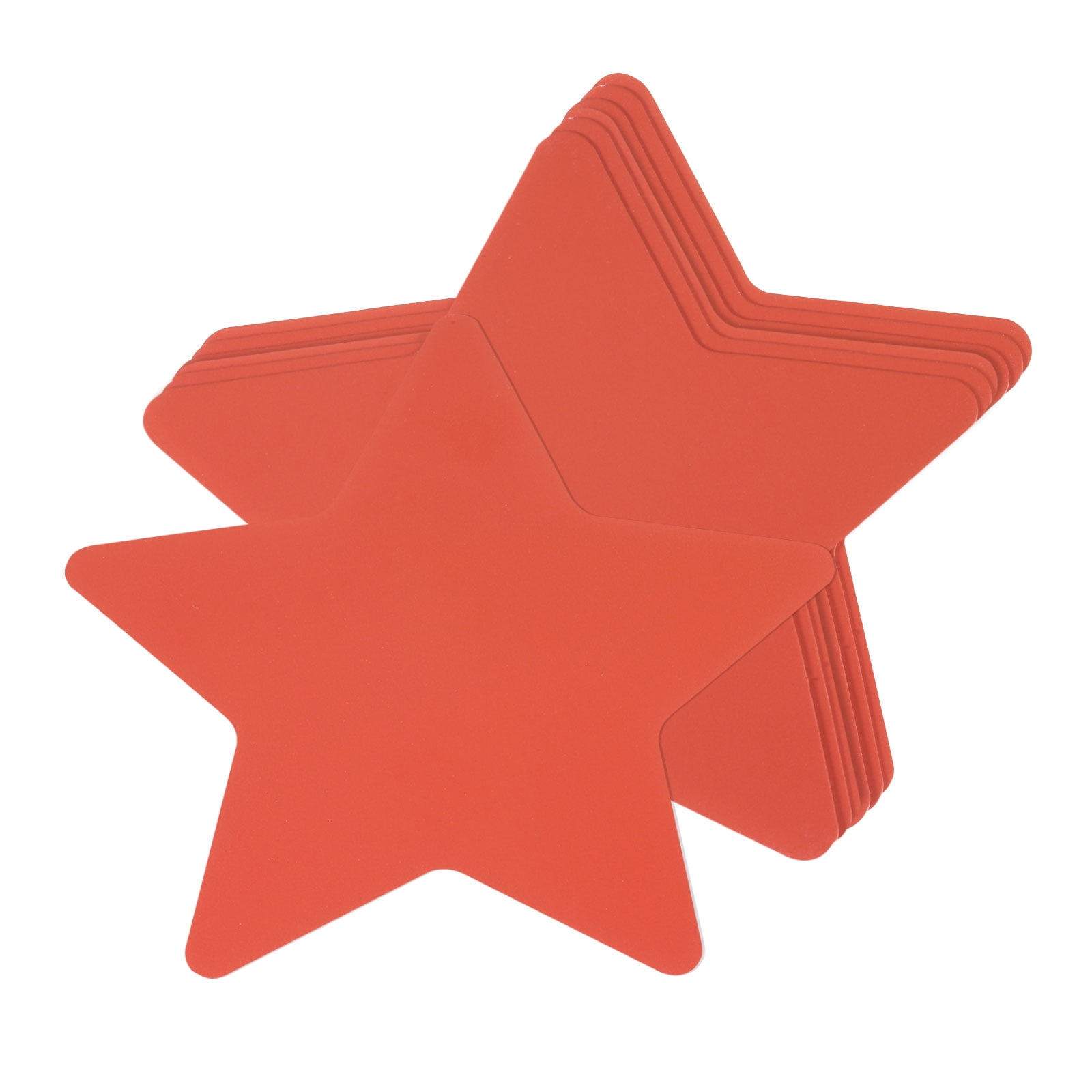 Uxcell 100 Pcs Star Cutouts, 3.9 x 3.9 Inch Star Shaped Paper Cards for ...