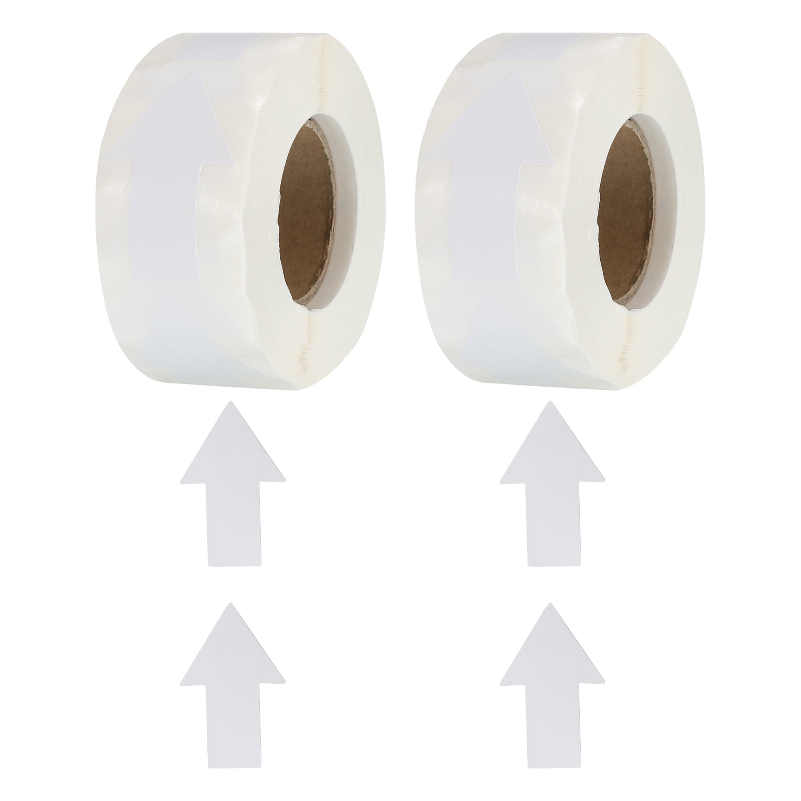 Uxcell 1000 Count Arrow Sticker Labels 1.3x2 Inch White Adhesive Arrow ...