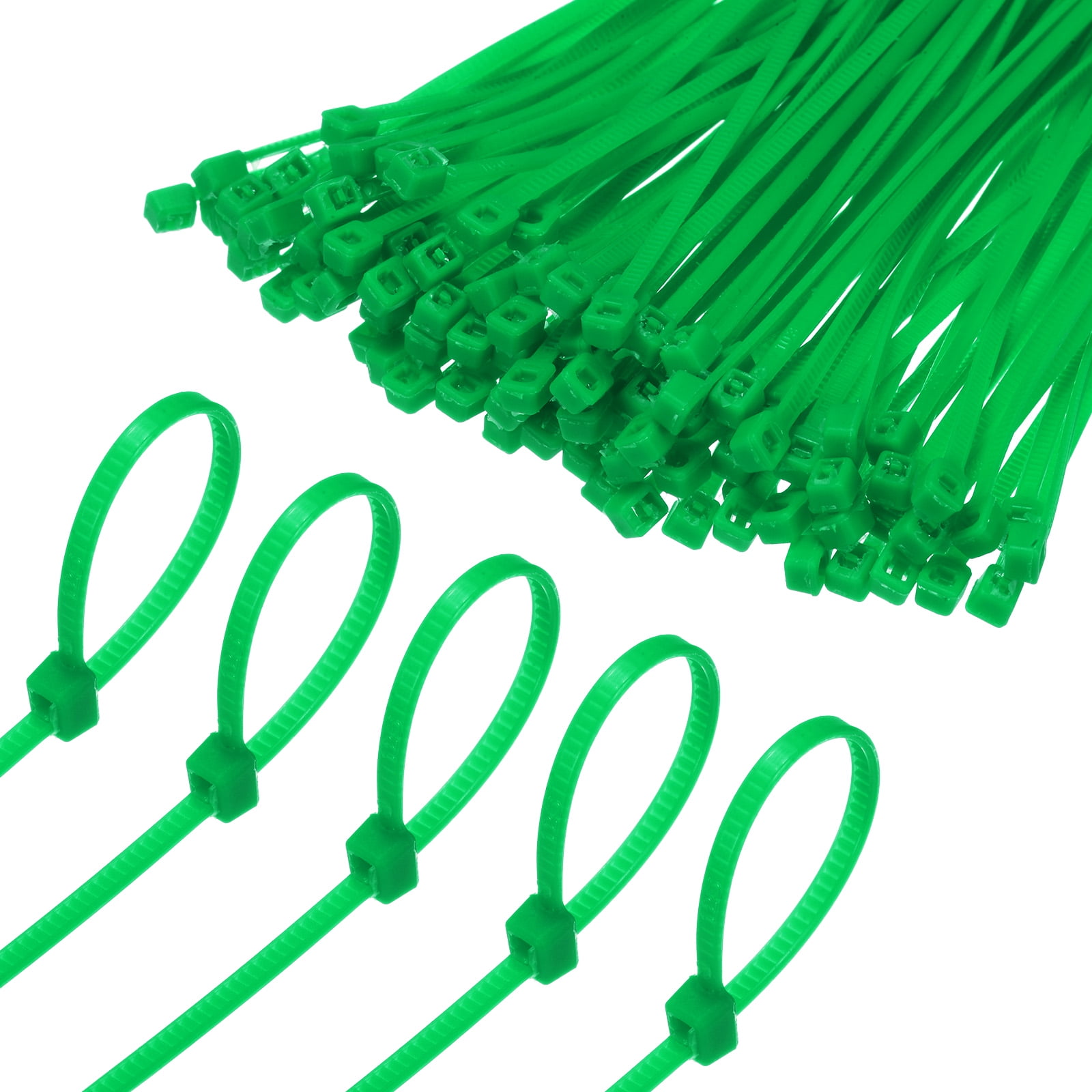 Uxcell 1000-Pack Nylon Zip Ties 4 Inch 11 Lbs Self-Locking Cable Zip ...