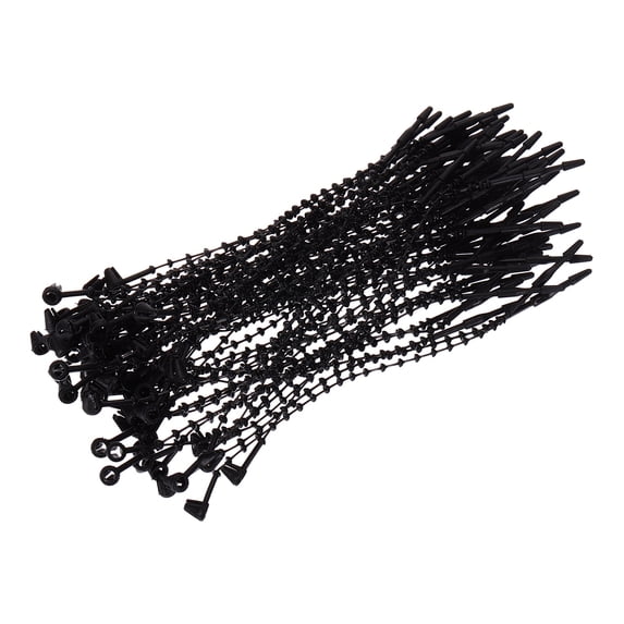 Uxcell 1000 Pcs Beaded Loop Tie Fasteners, 4 Inch Snap Lock Pin ...