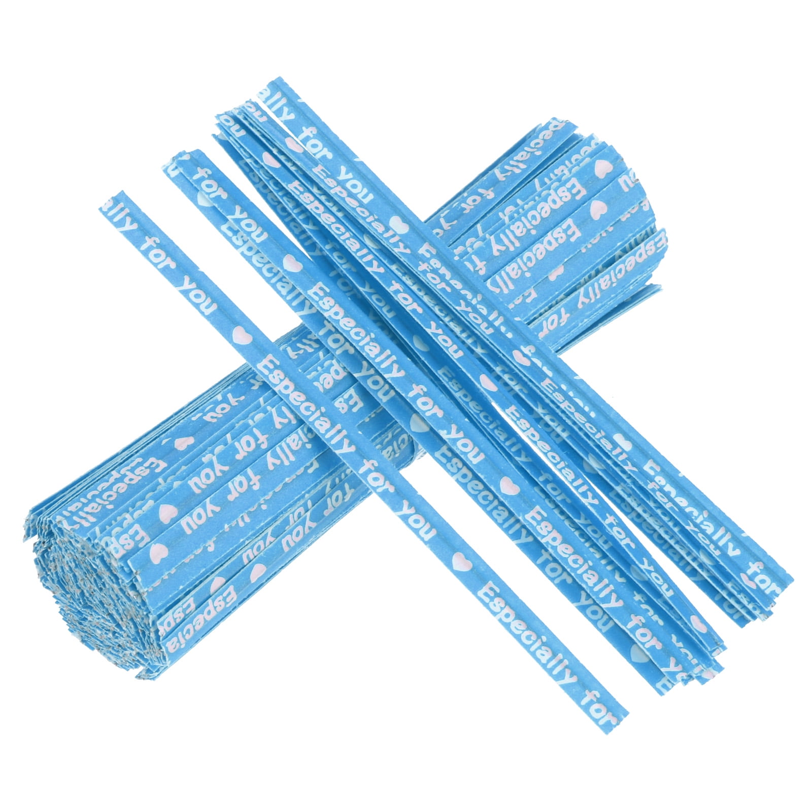 Uxcell 1000Pcs Kraft Paper Twist Ties 3.14Inches Bread Ties Blue Twist ...
