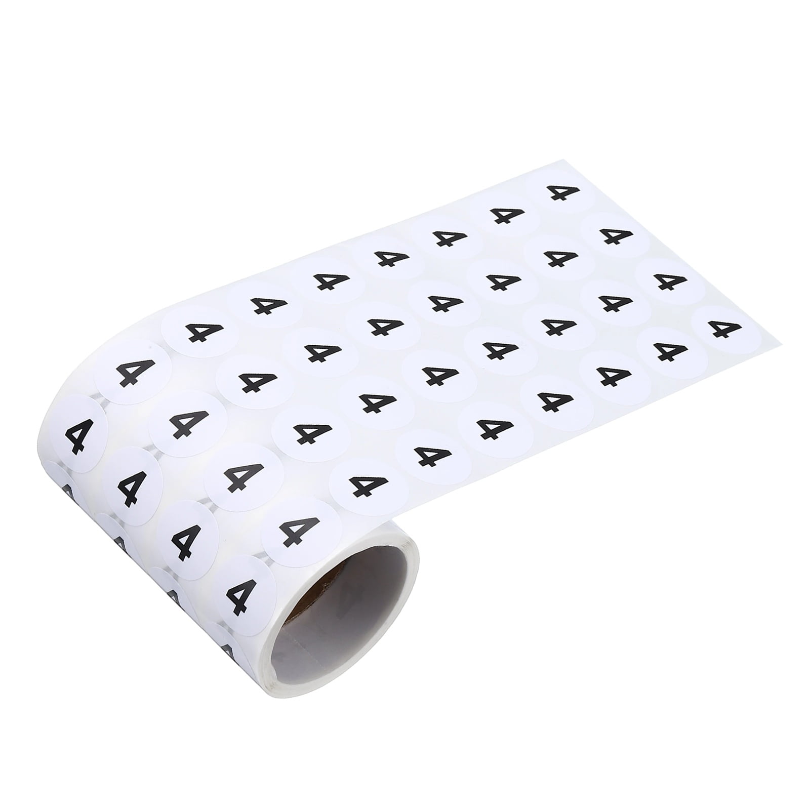 Uxcell 1000Pcs Number 4 Labels Self Adhesive Numbered Stickers ...