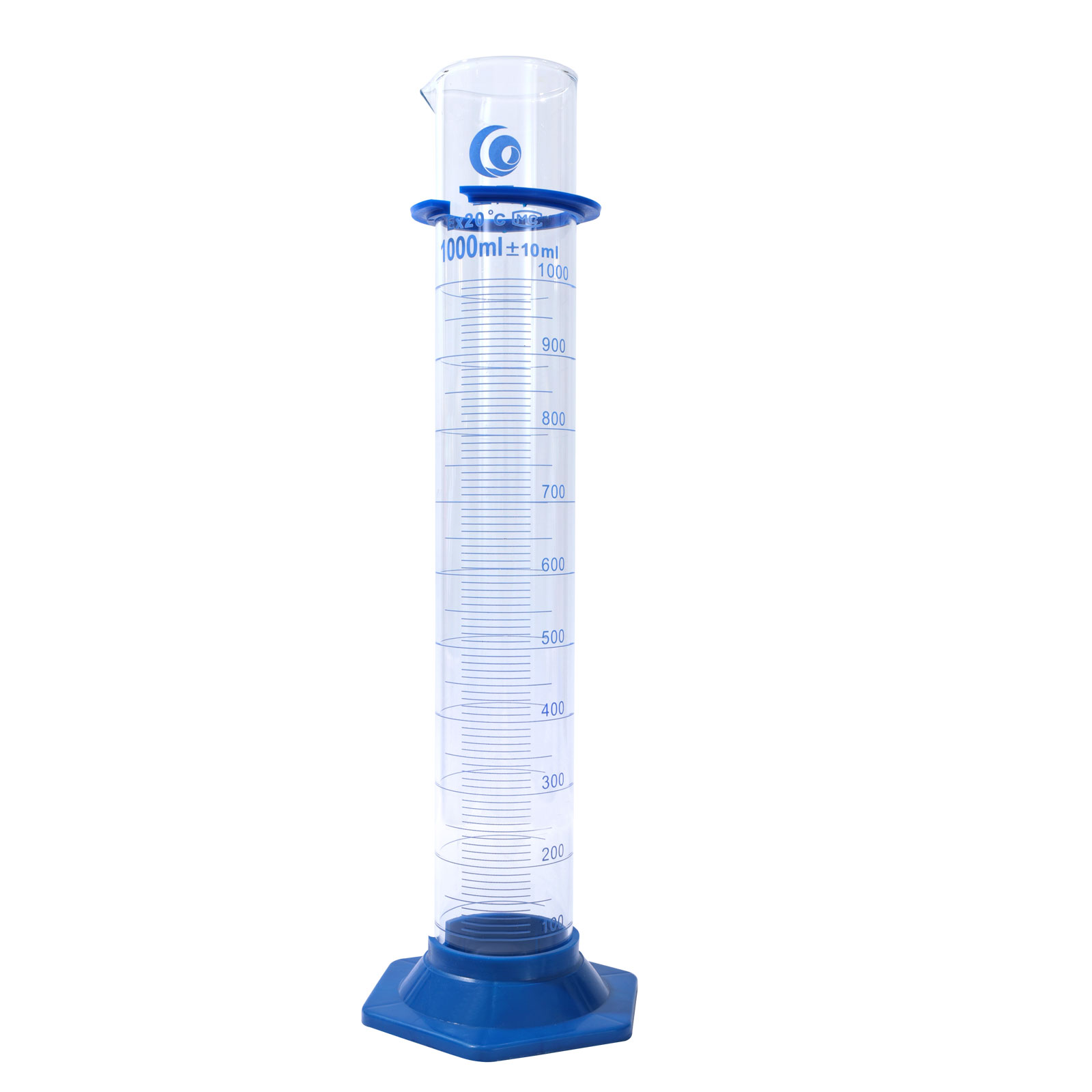Uxcell 1000ml 3.3 Borosilicate Glass Graduated Cylinder, Plastic Base ...