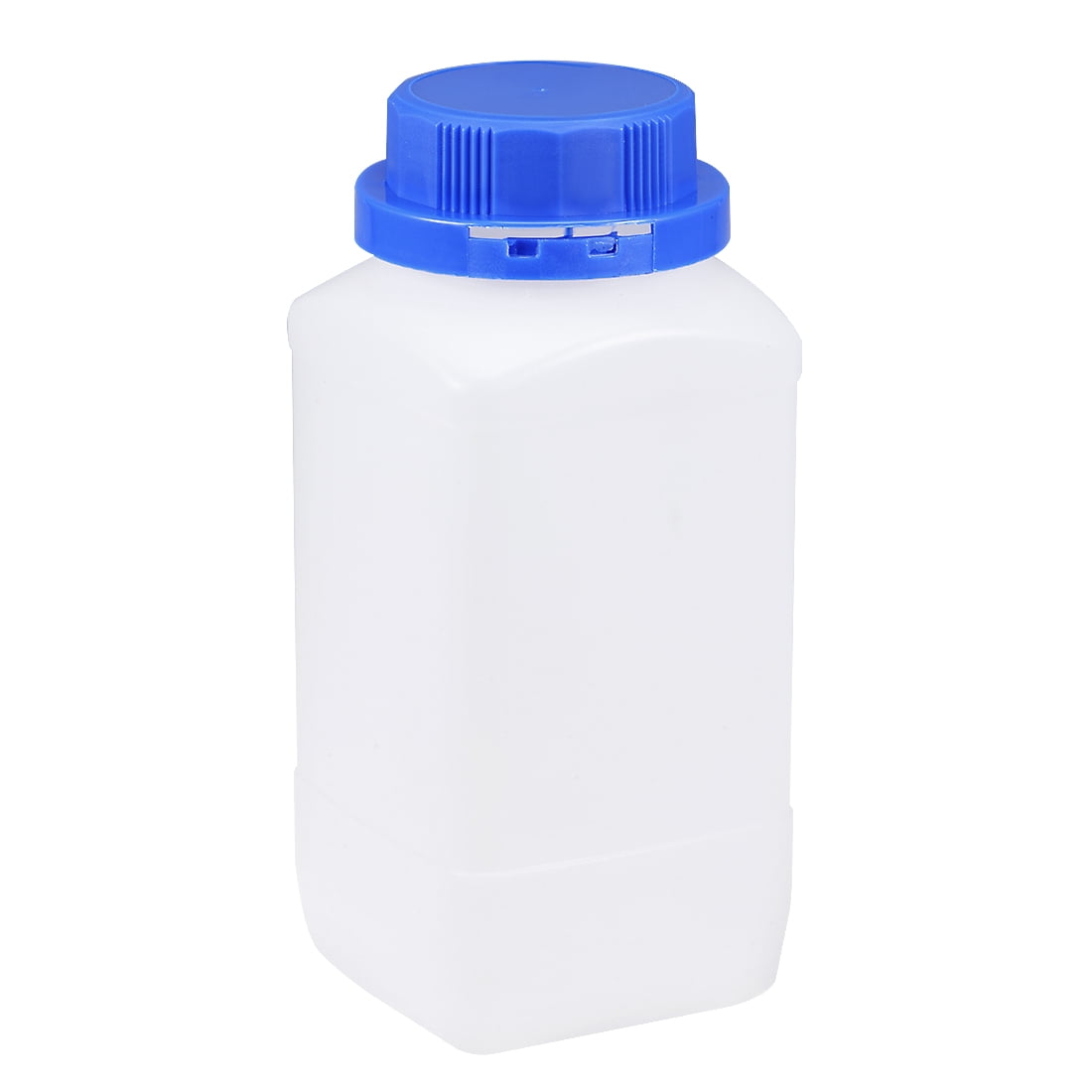 Uxcell 1000ml/ 34oz Plastic Wide Mouth Lab Reagent Bottle Blue ...