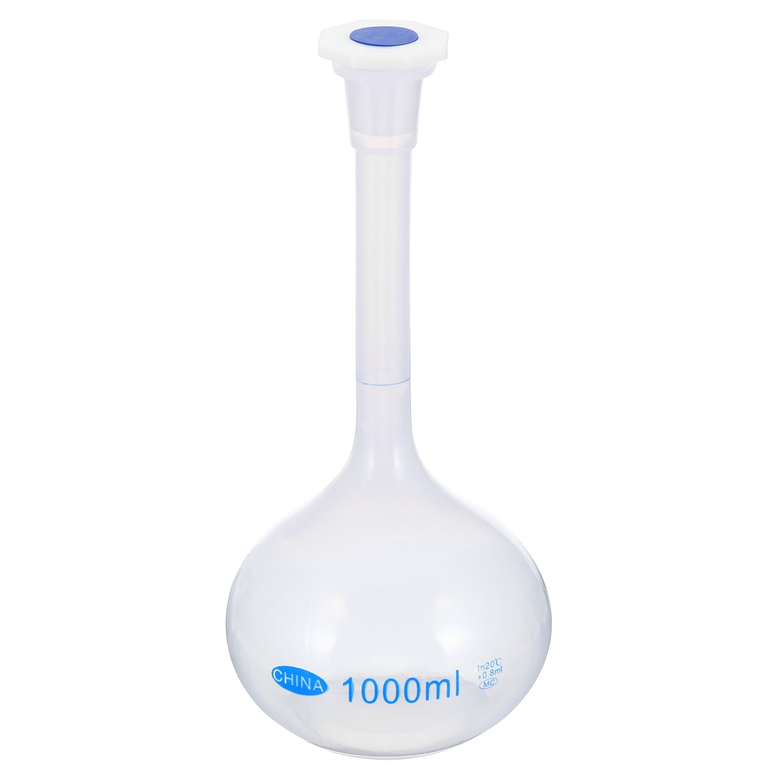 Uxcell 1000ml Tolerance 0.8ml Polypropylene Graduated Volumetric Flask ...
