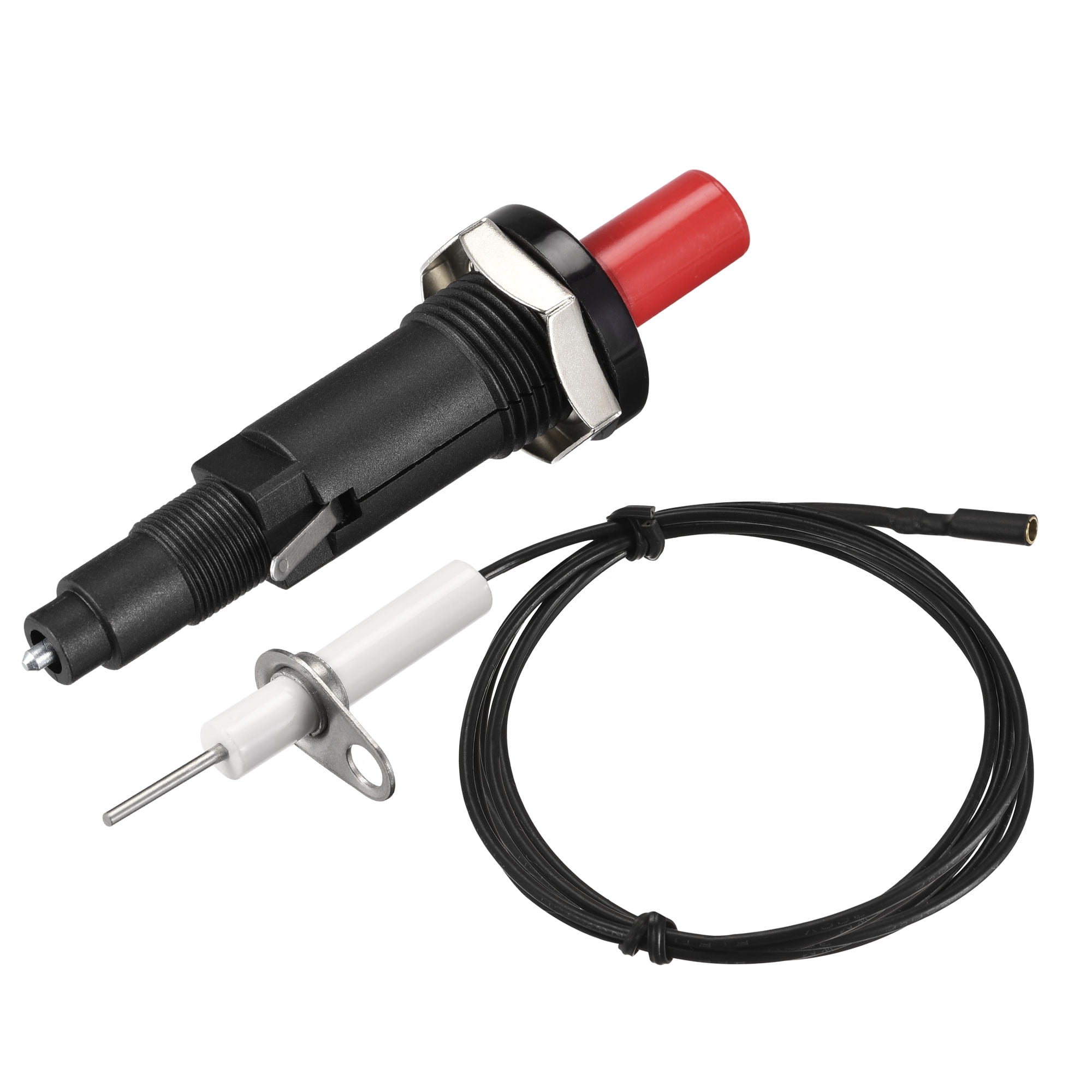Uxcell 1000mm Wire Length Plastic Push Button Gas Stove Grill Igniter ...
