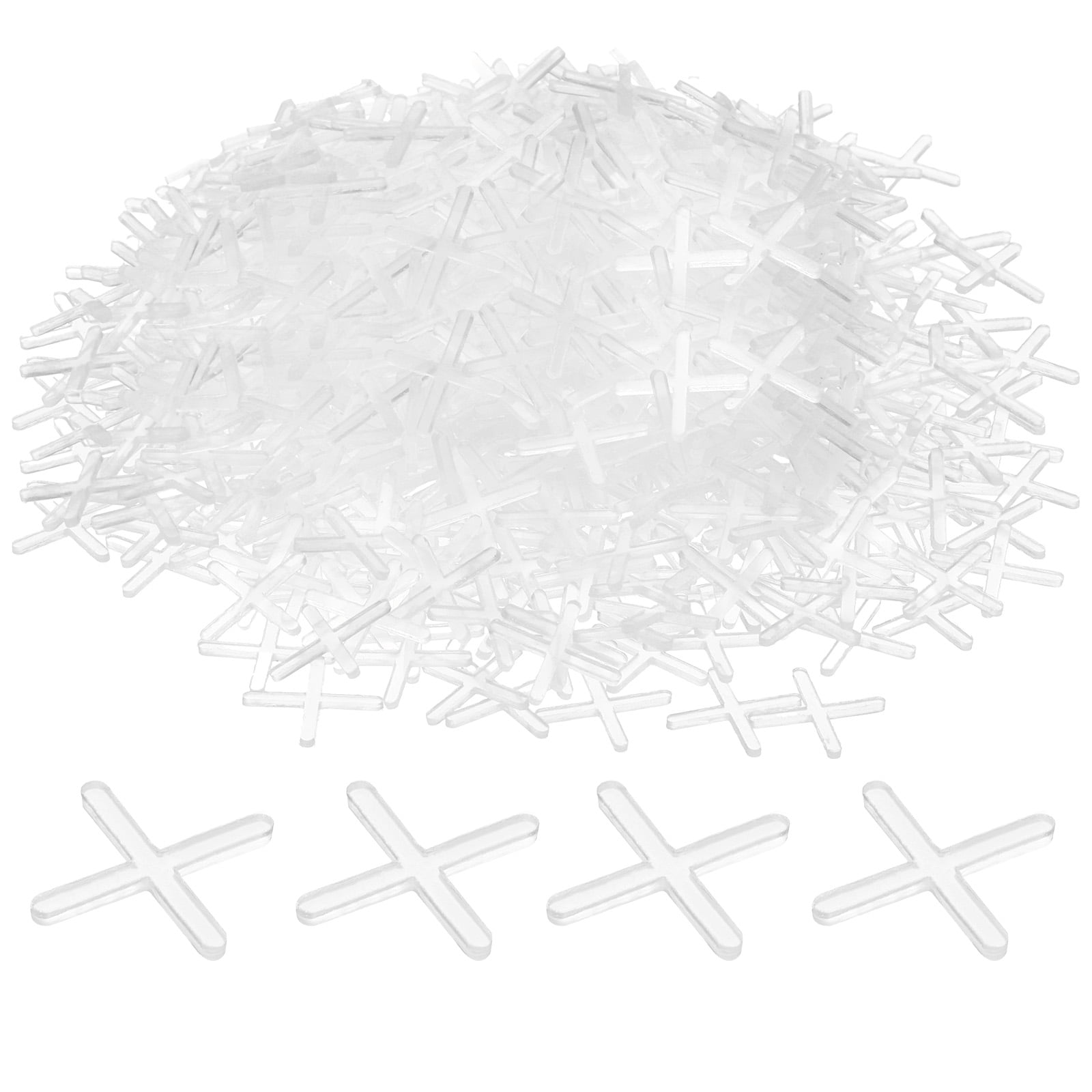 Uxcell 1000pcs Tile Spacers 2mm Hard Plastic Cross Tiles Leveler Spacer ...