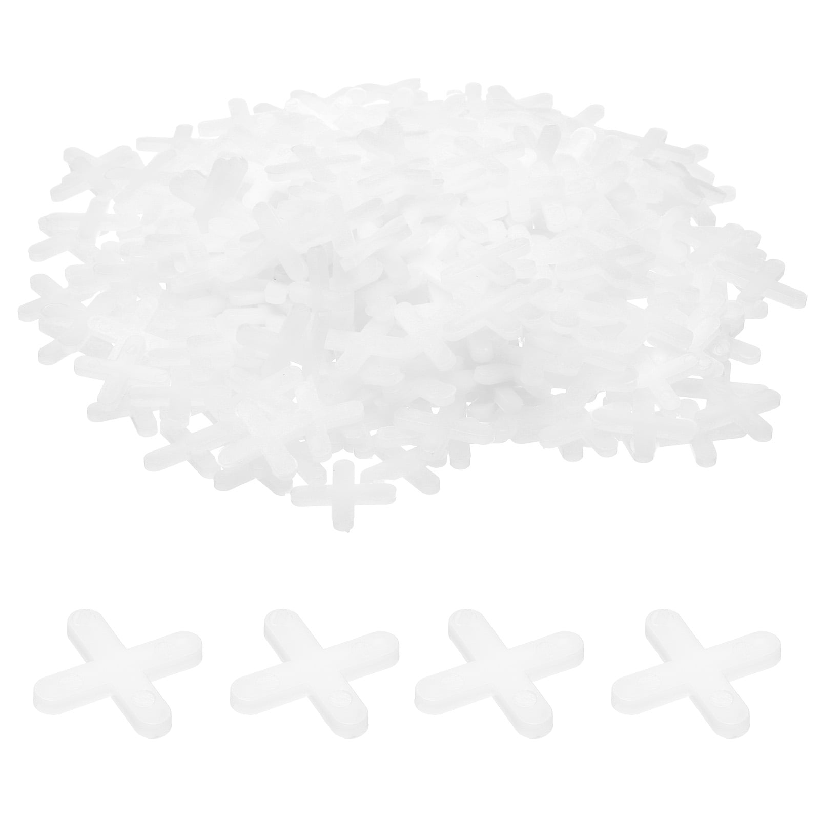 Uxcell 1000pcs Tile Spacers 4mm Hard Plastic Cross Tiles Leveler Spacer ...