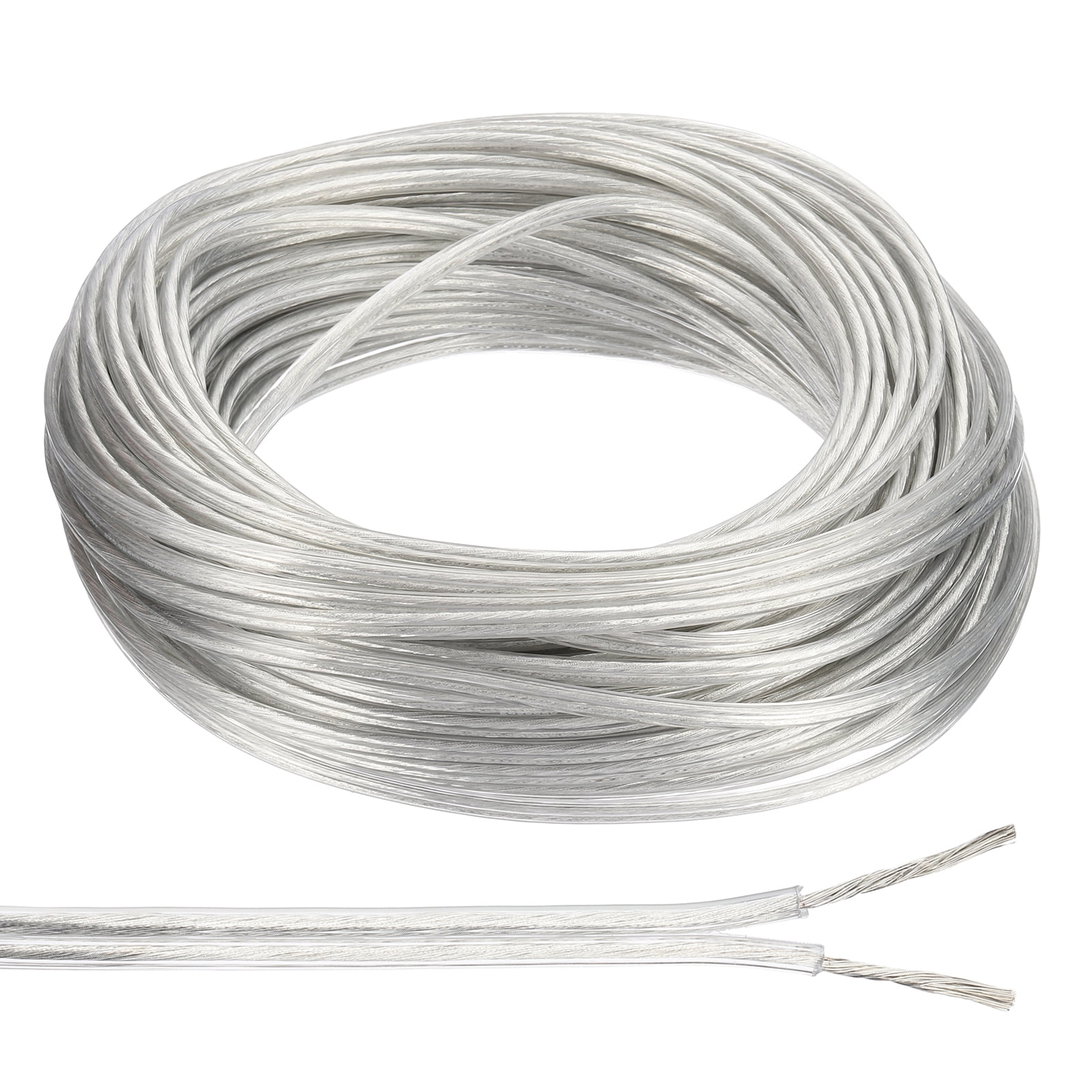 Uxcell 100Ft 18/2 Covered Wire, 300V SPT-1 Lamp Cord Insulated Heat ...