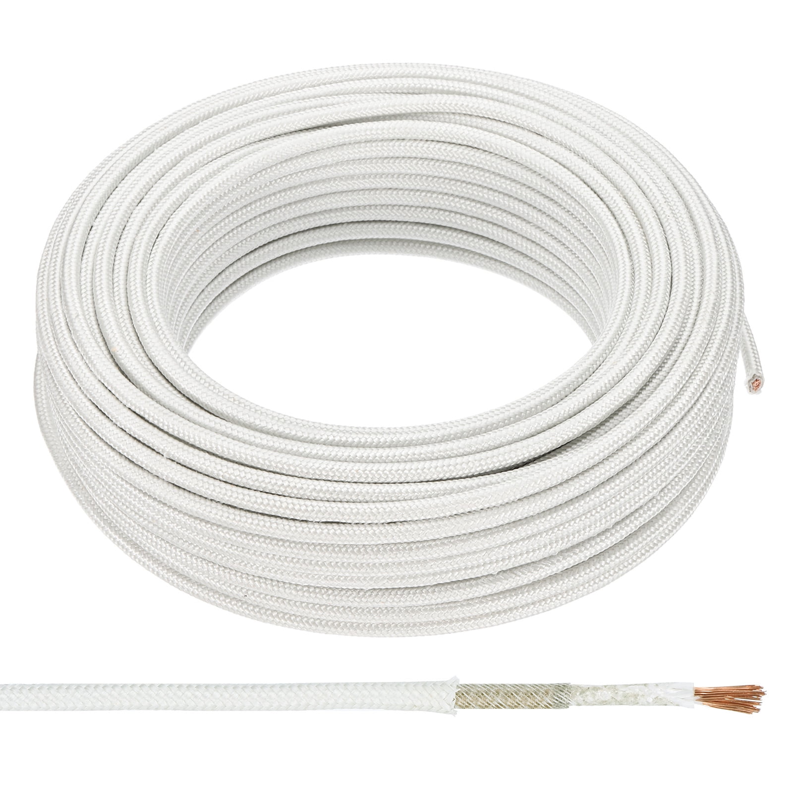Uxcell 100Ft 9 AWG High Temperature Wire, -76-932 Degrees Fahrenheit ...