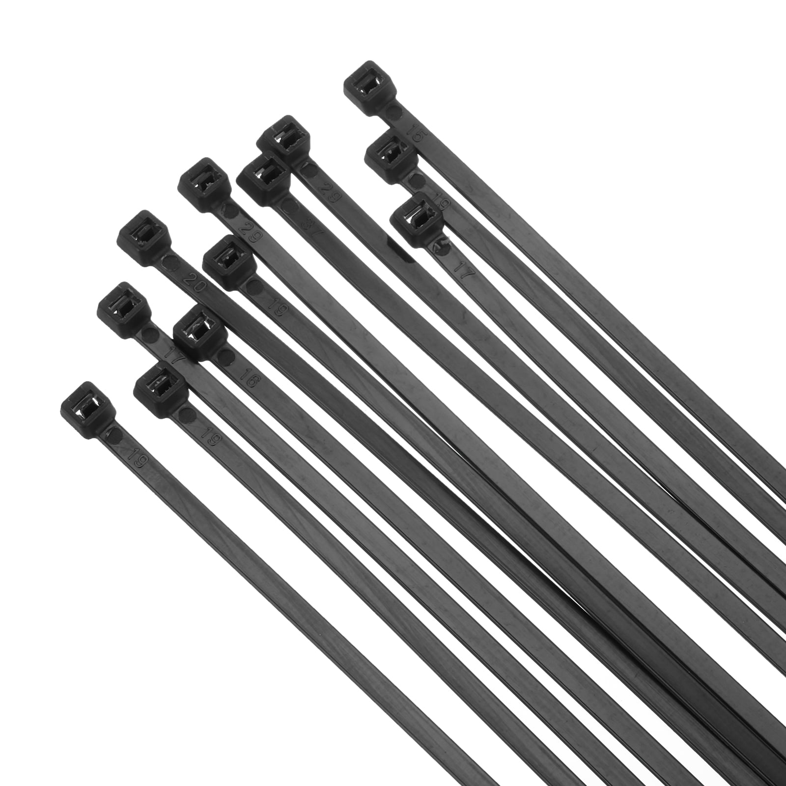 Uxcell 100PCS Cable Zip Ties 12 Inch, Self-Locking Nylon Wire Ties ...