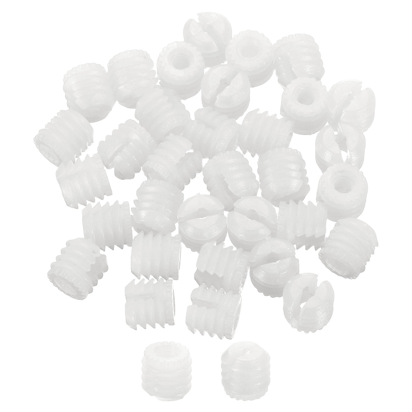 Uxcell 100Pack 0.35"x0.34" Hinge Dowels, Plastic Dowel Insert with ...