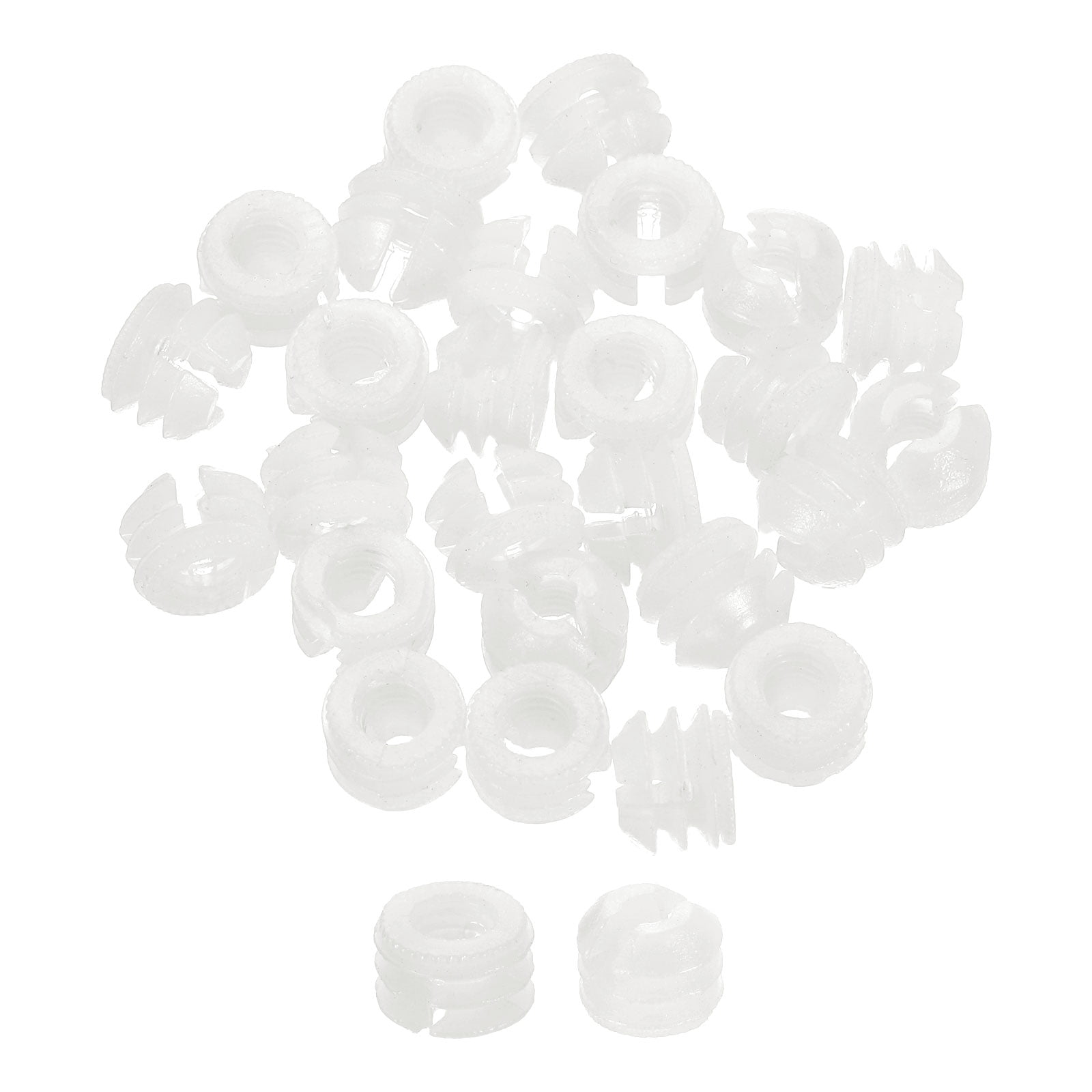 Uxcell 100Pack 0.42"x0.33" Hinge Dowels, Plastic Dowel Insert with ...