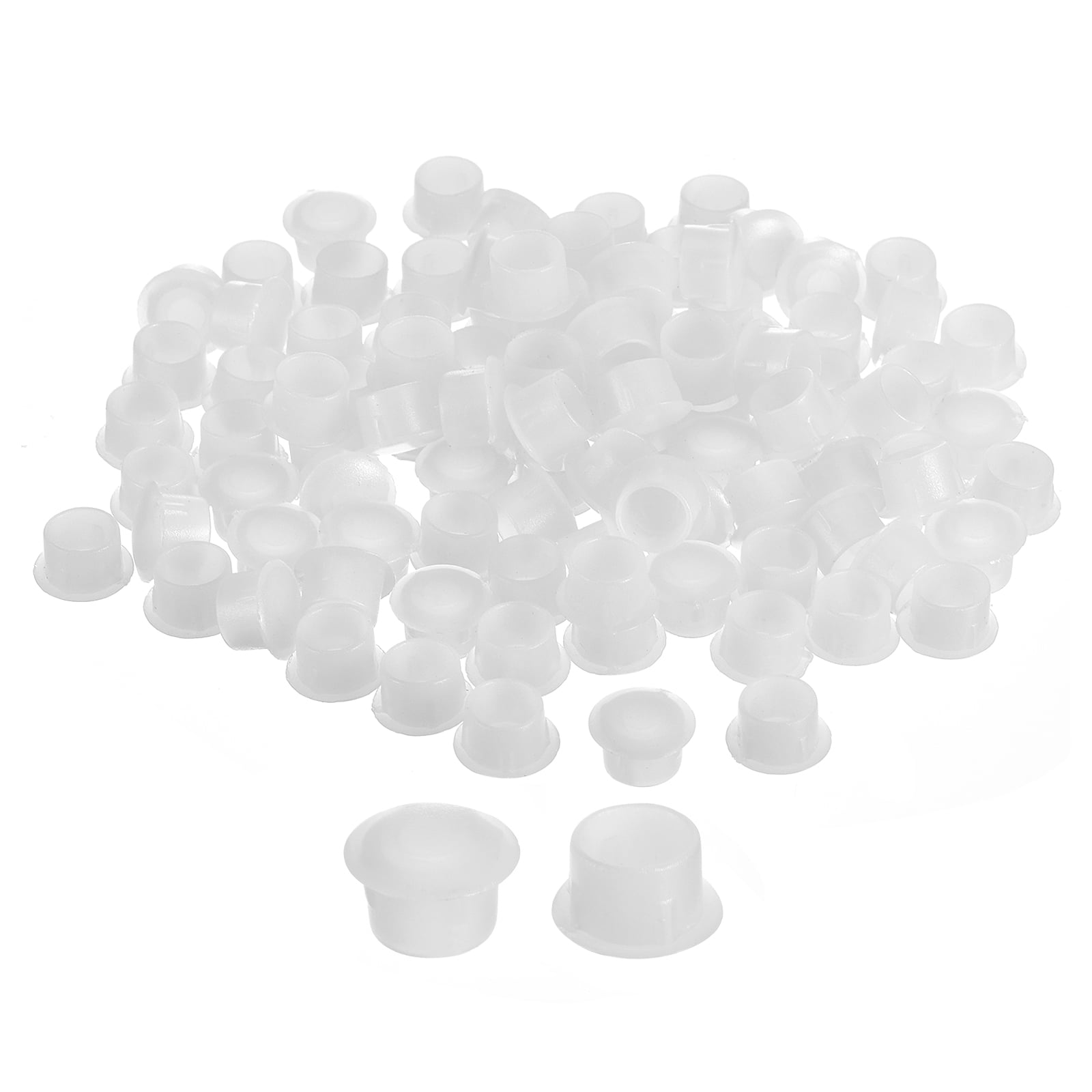 Uxcell 100Pack 10mm(3/8") Dia Plastic Screw Hole Plugs Cover for ...