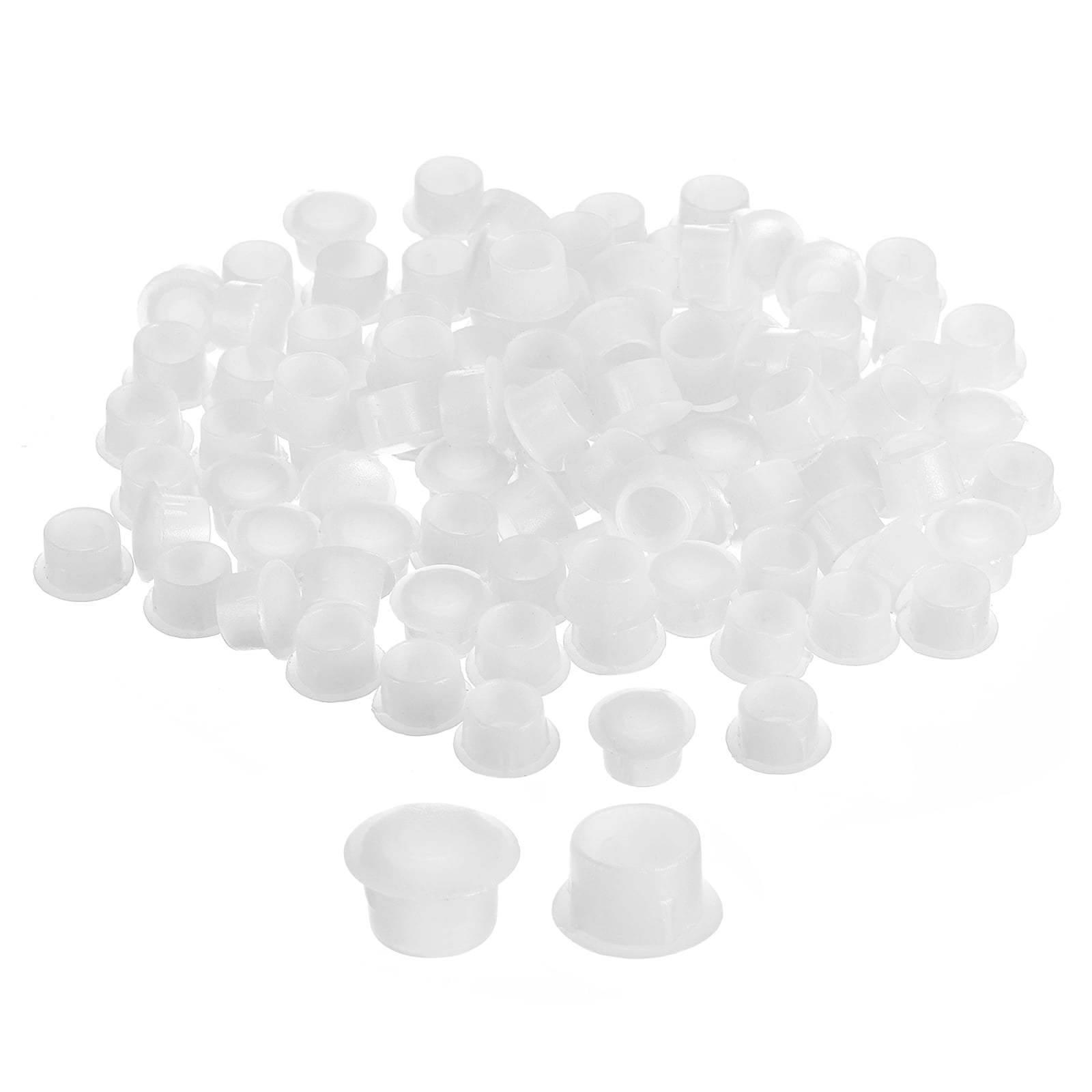 Uxcell 100Pack 12mm(15/32") Dia Plastic Screw Hole Plugs Cover for ...