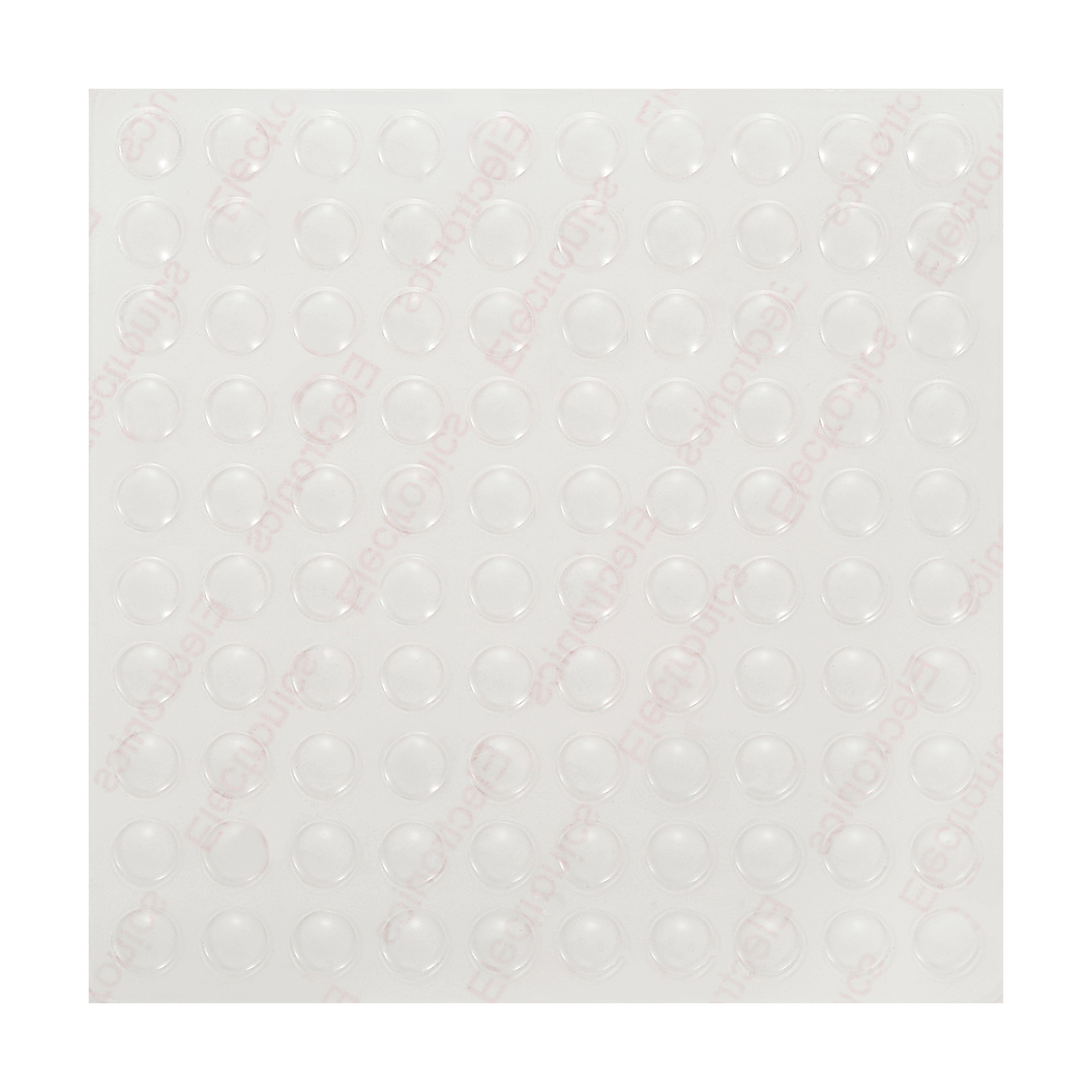 Uxcell 100Pack Cabinet Door Bumpers Small Self-Adhesive Clear Rubber ...