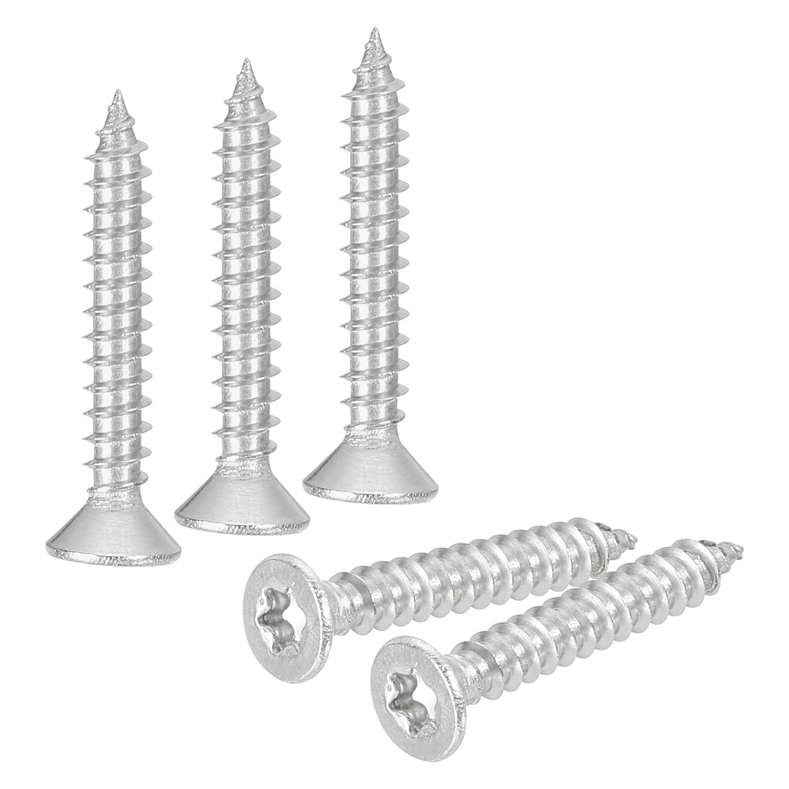 Uxcell 100Pack M3 x 20mm 304 Stainless Steel Flat Head Torx Screws Fit ...