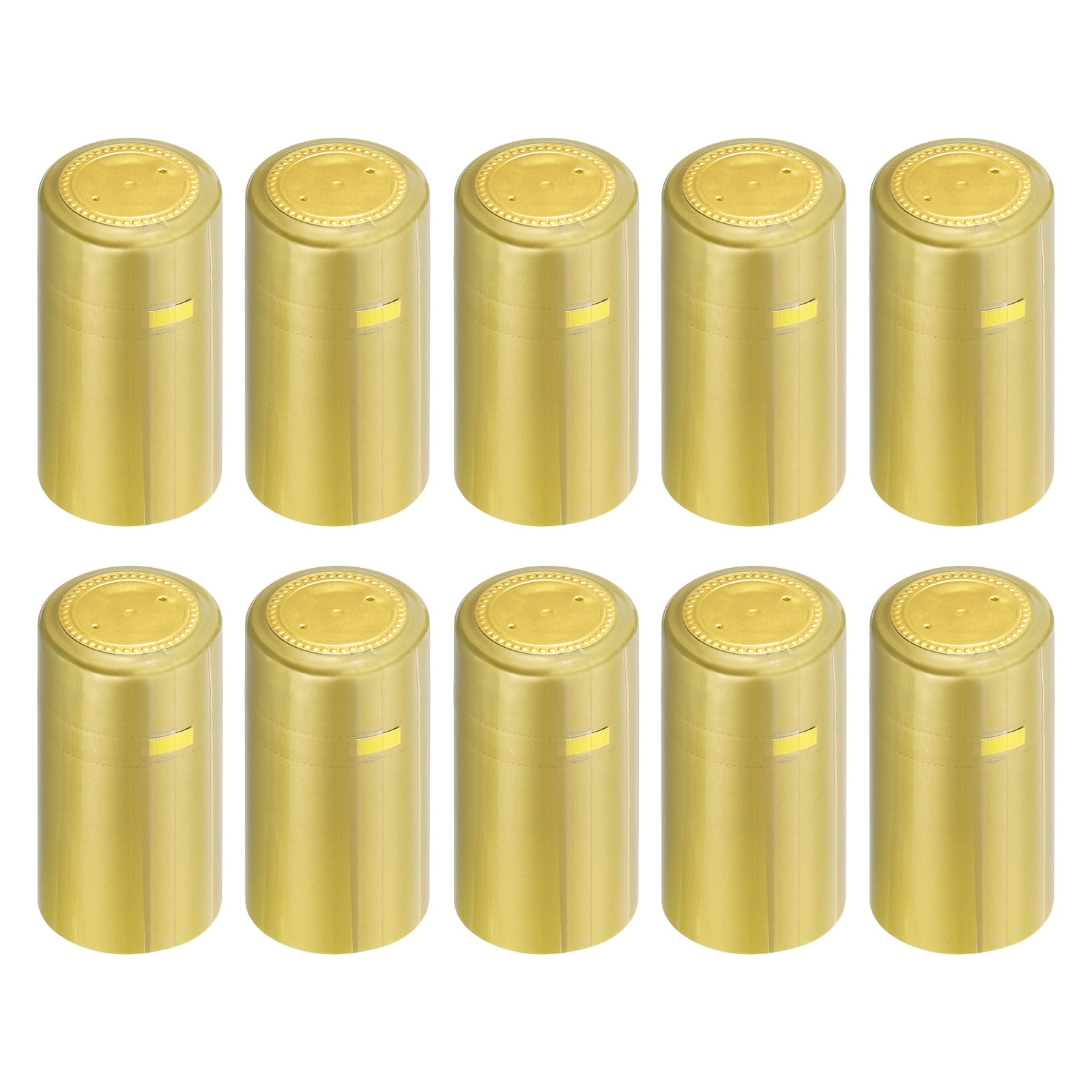 Uxcell 100 Pack Heat Shrink Wrap Sleeves with Tear Tab Wine Shrink Cap ...