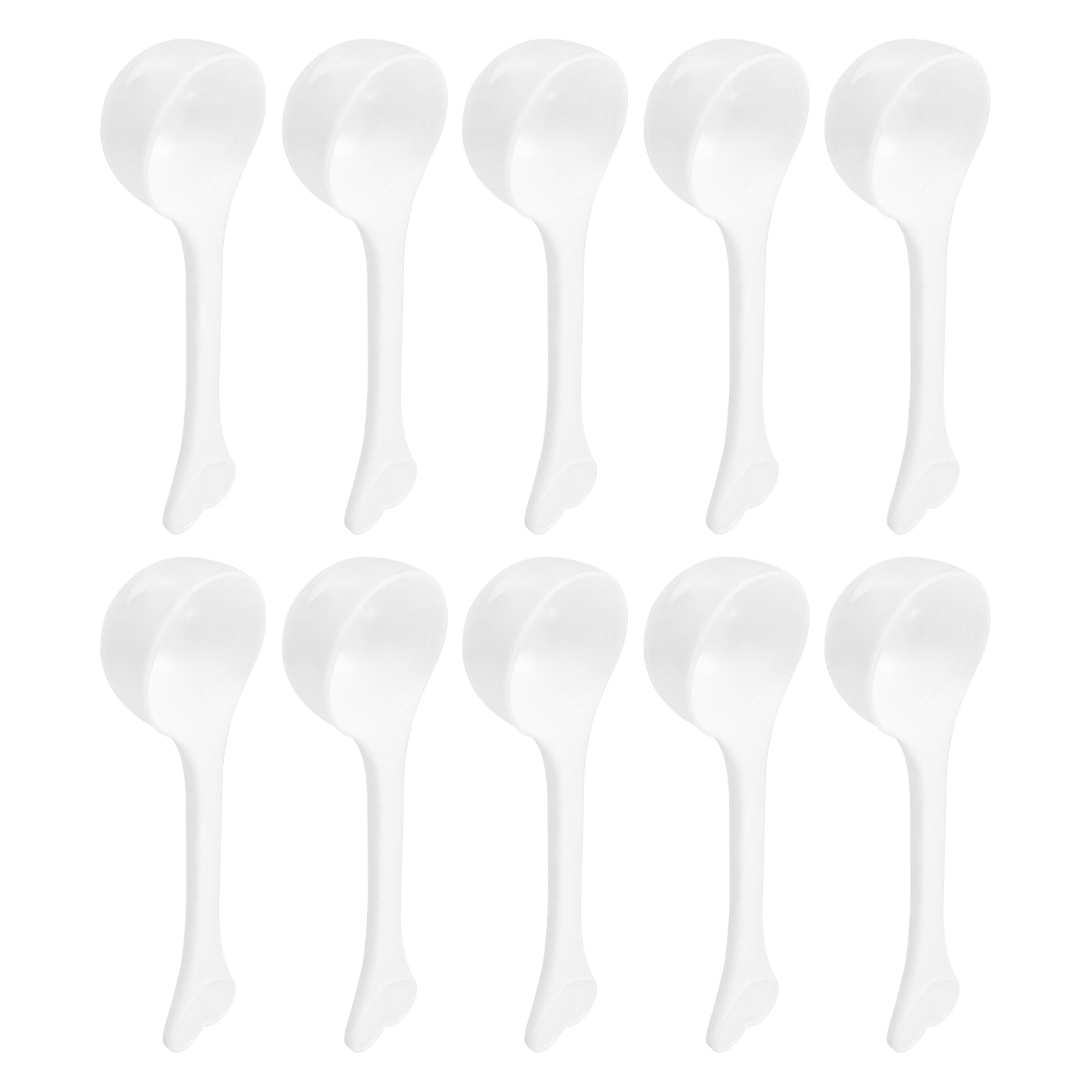 Uxcell 100Pack Plastic Measuring Spoons Powder Scoops Spoon Kitchen ...