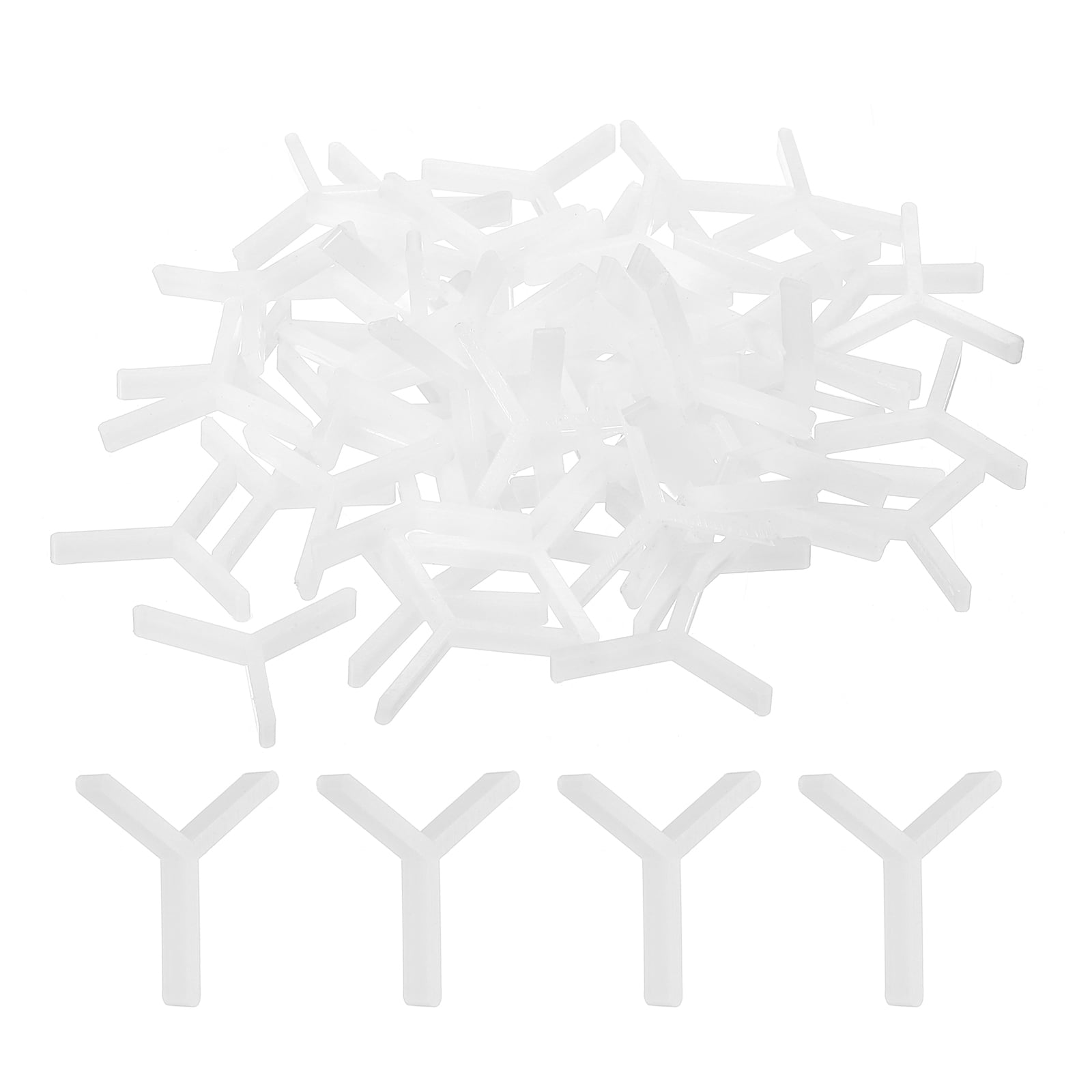Uxcell 100Pack Wall Floor Tile Plastic Y Type Spacers Tiling Tools 1 ...