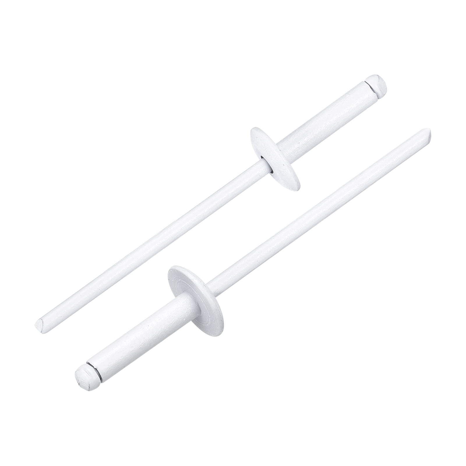 Uxcell 100Pcs 1/8"x1/2" Aluminum Blind Rivets, Large Flange Rivets ...