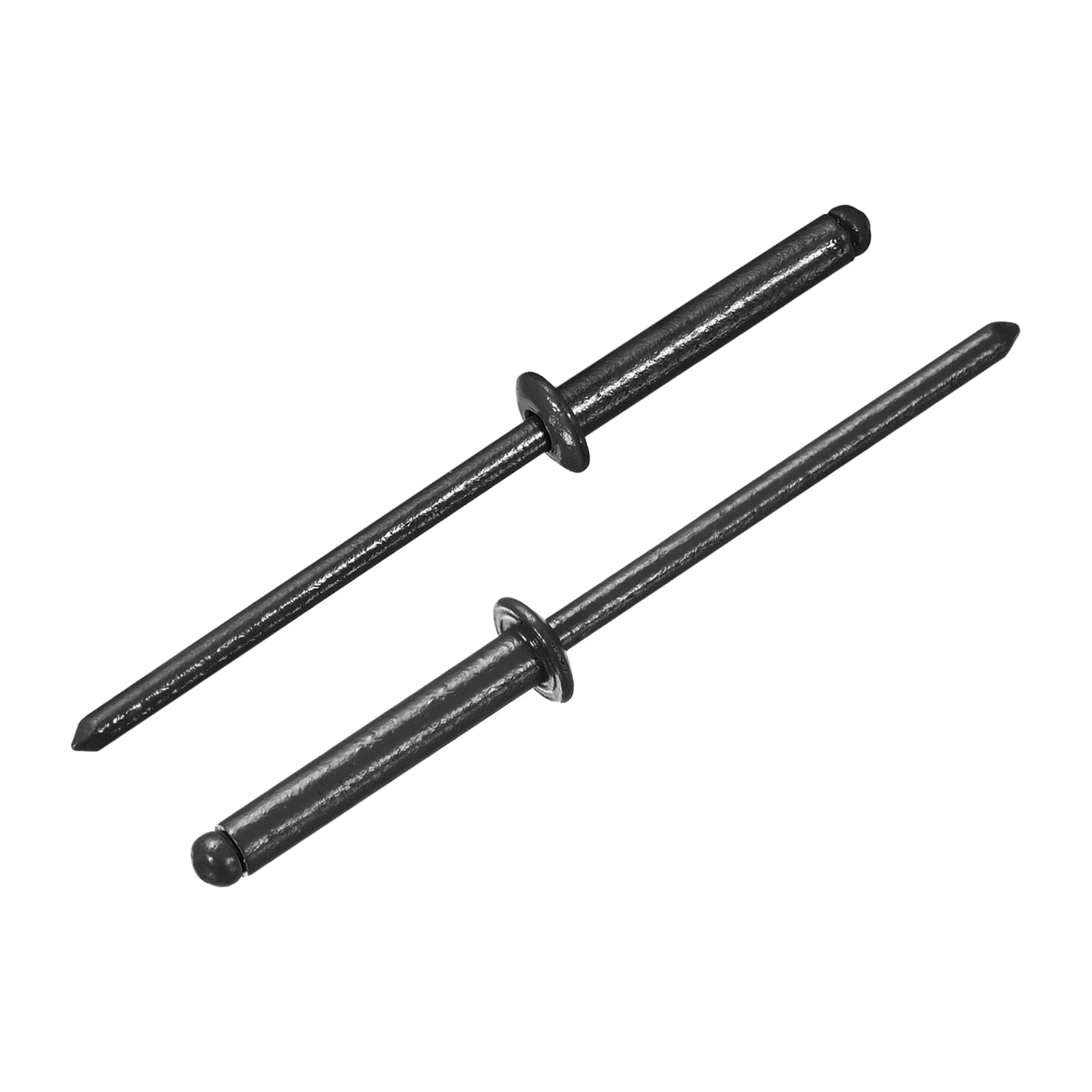 Uxcell 100Pcs 1/8"x3/4" Aluminum Blind Rivets, Dome Head Long Split ...