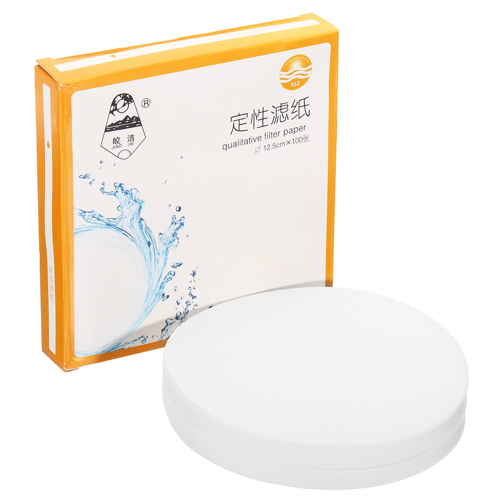 Uxcell 100Pcs 12.5cm Qualitative Filter Paper Circles, Slow Speed Round ...