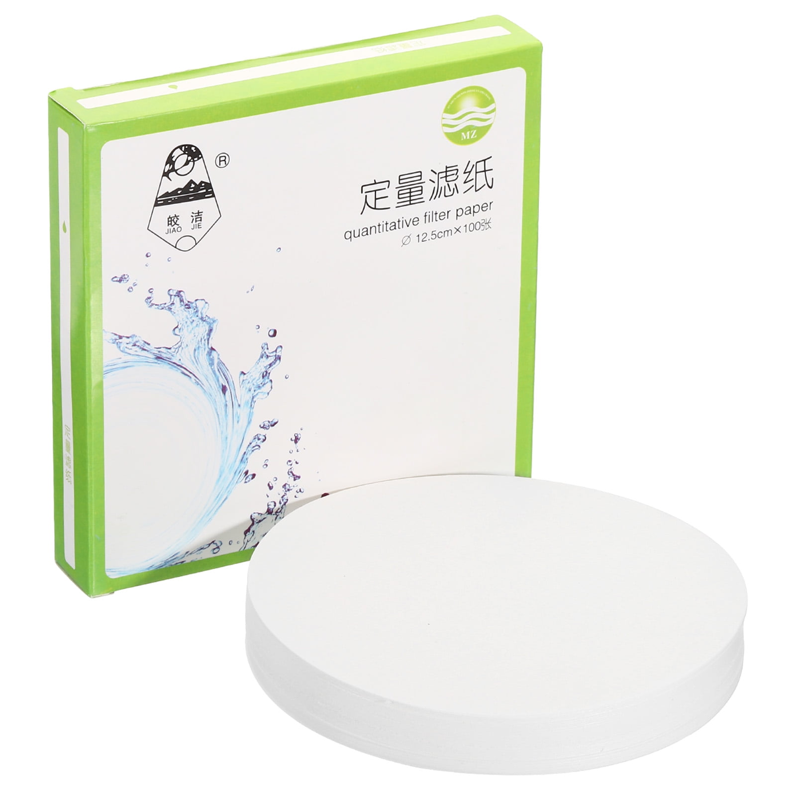 Uxcell 100Pcs 12.5cm Quantitative Filter Paper Circles, Slow Speed ...