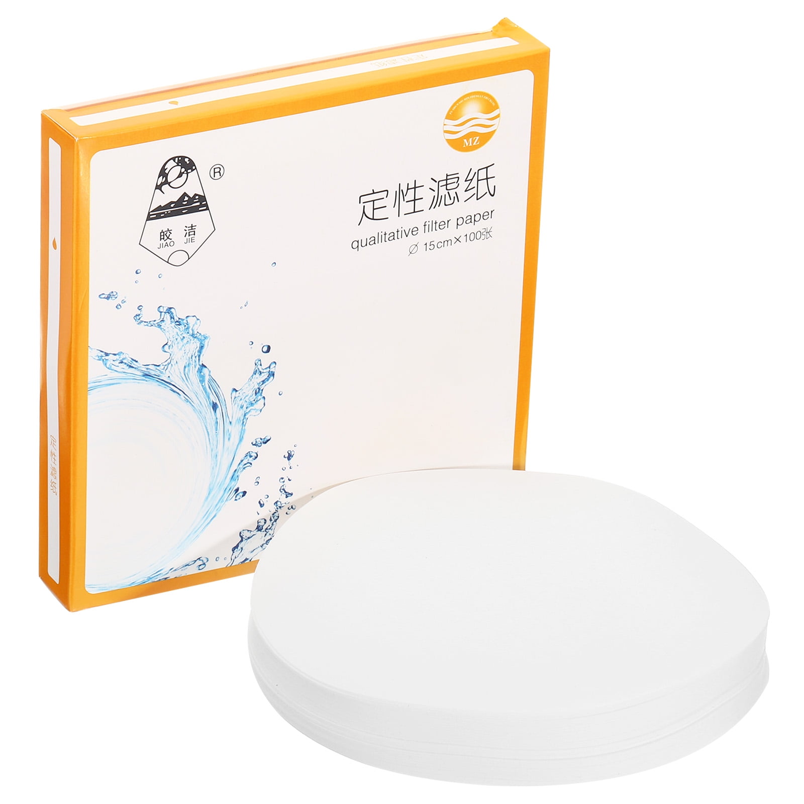 Uxcell 100Pcs 15cm Qualitative Filter Paper Circles, Fast Speed Round ...
