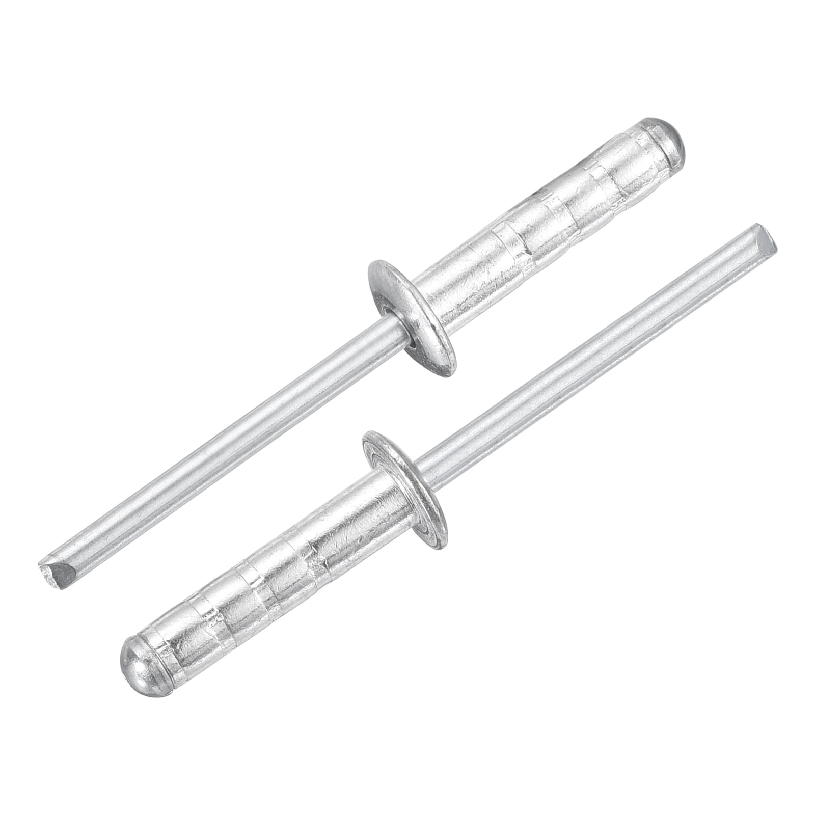 Uxcell 100Pcs 3/16"x3/4" Aluminum Blind Rivets, Dome Head Multi Grip ...