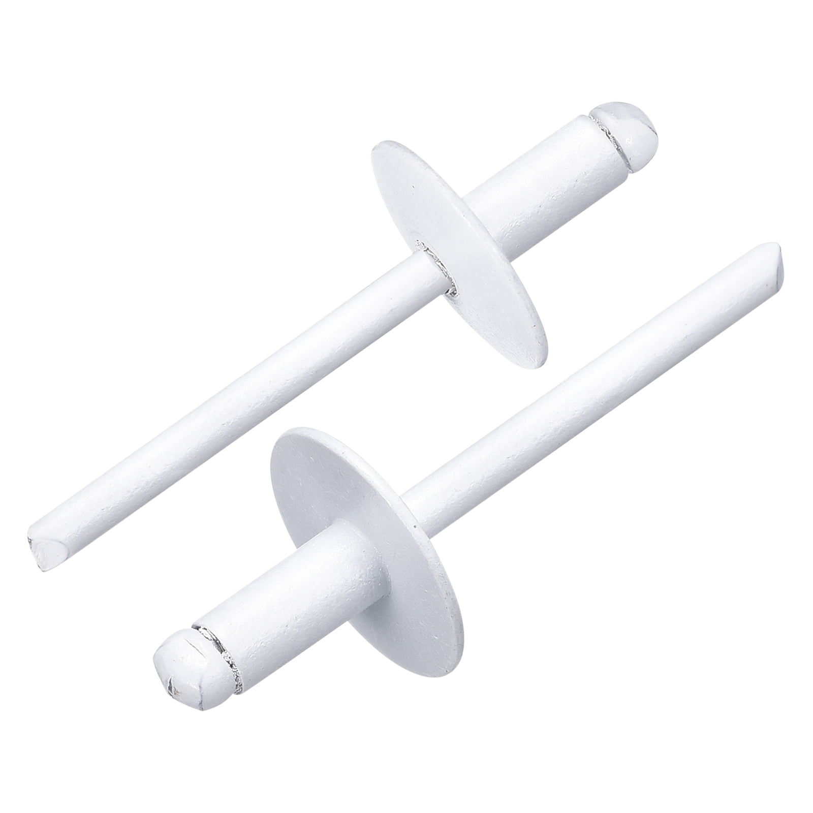 Uxcell 100Pcs 3/16"x3/8" Aluminum Blind Rivets, Large Flange Rivets ...