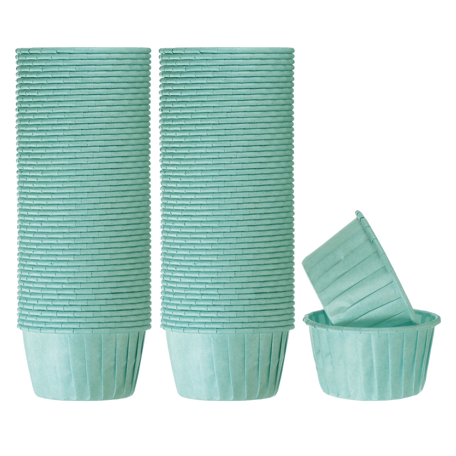 Uxcell 100Pcs Cupcake Baking Cups 3.5oz Standard Size Paper Cupcake ...
