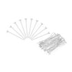 100Pcs Flat Head Pins for Jewelry Making 70mm Stainless Steel Flat Head ...