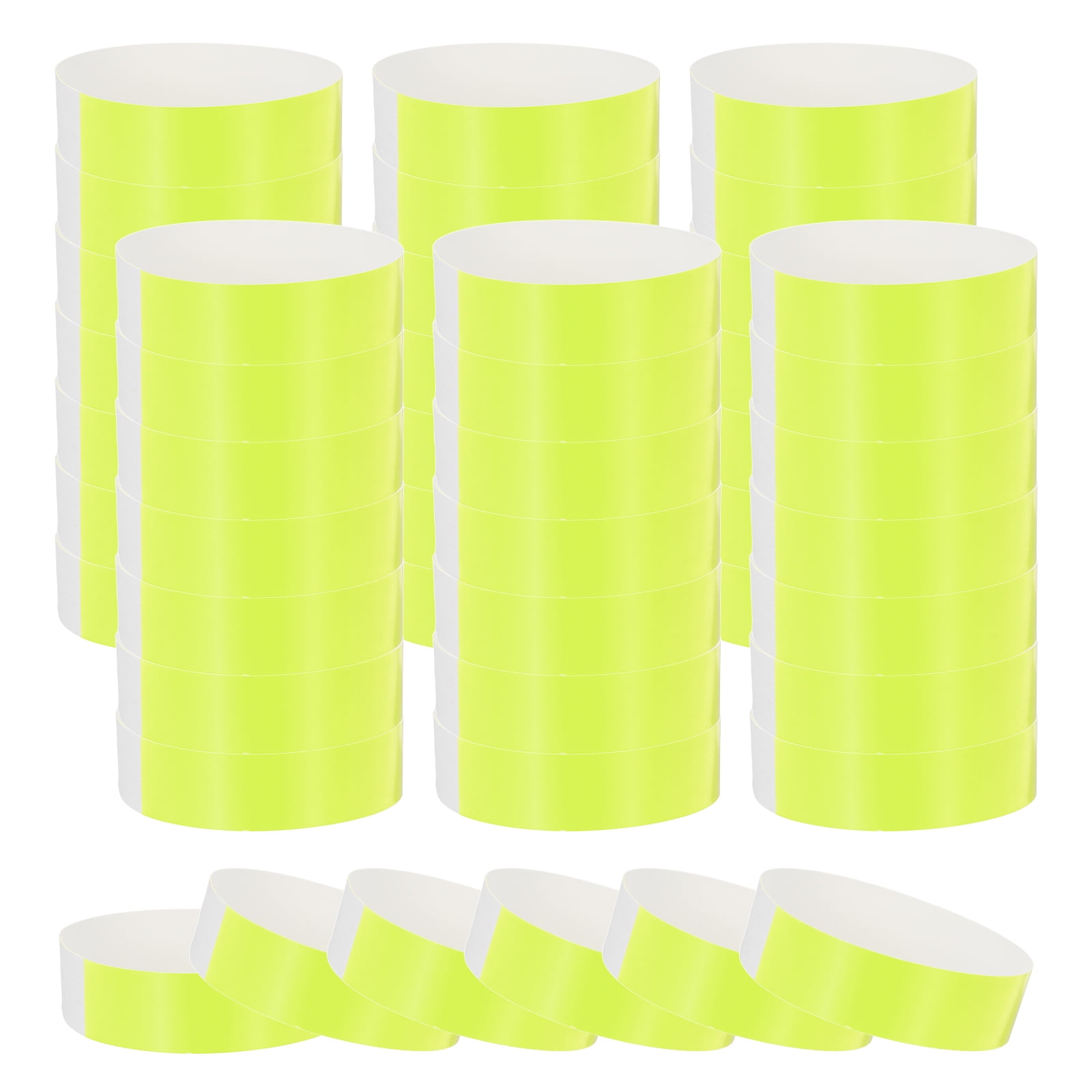 Uxcell 100Pcs Paper Wristbands for Events, Waterproof Hand Bands ...