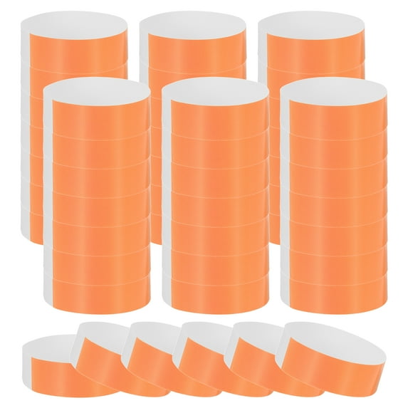 Uxcell 100Pcs Paper Wristbands for Events, Waterproof Hand Bands ...
