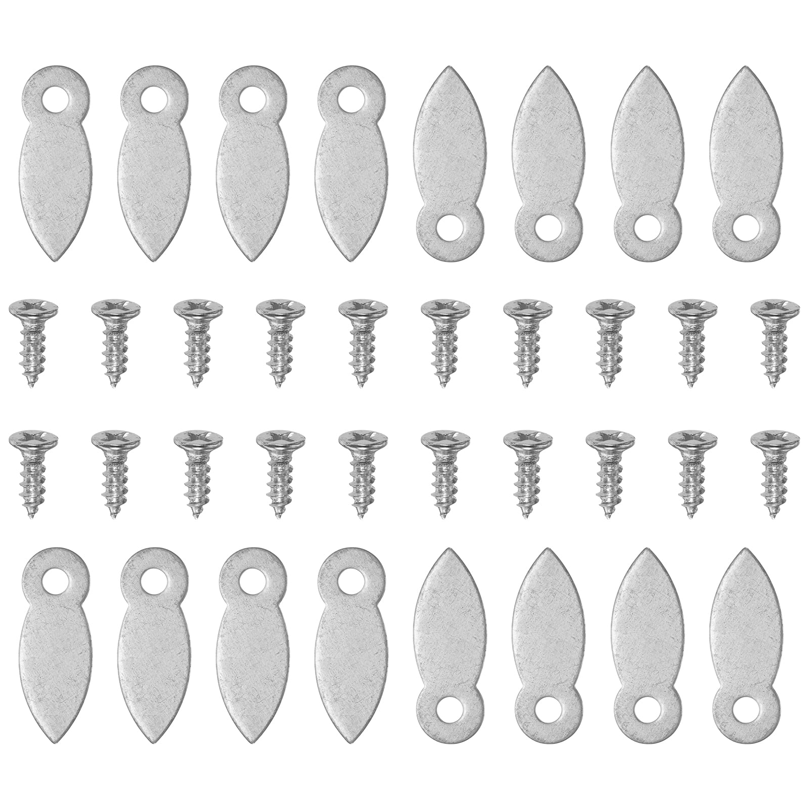 Uxcell 100Pcs Photo Frame Turn Button Fasteners 100Pcs Screws Picture ...