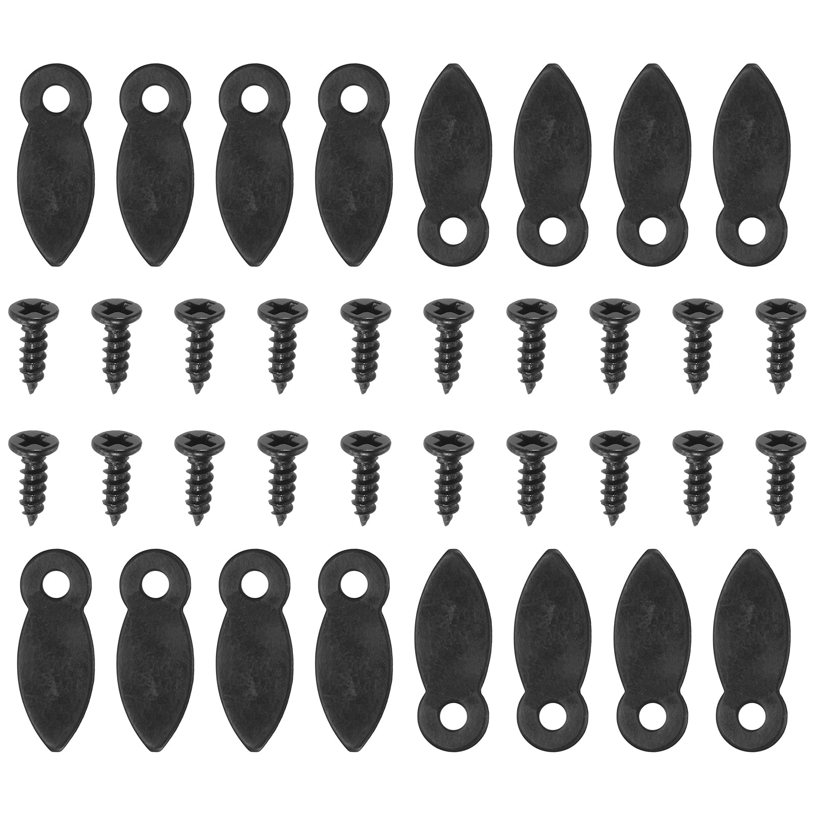 Uxcell 100Pcs Photo Frame Turn Button Fasteners 100Pcs Screws Picture ...