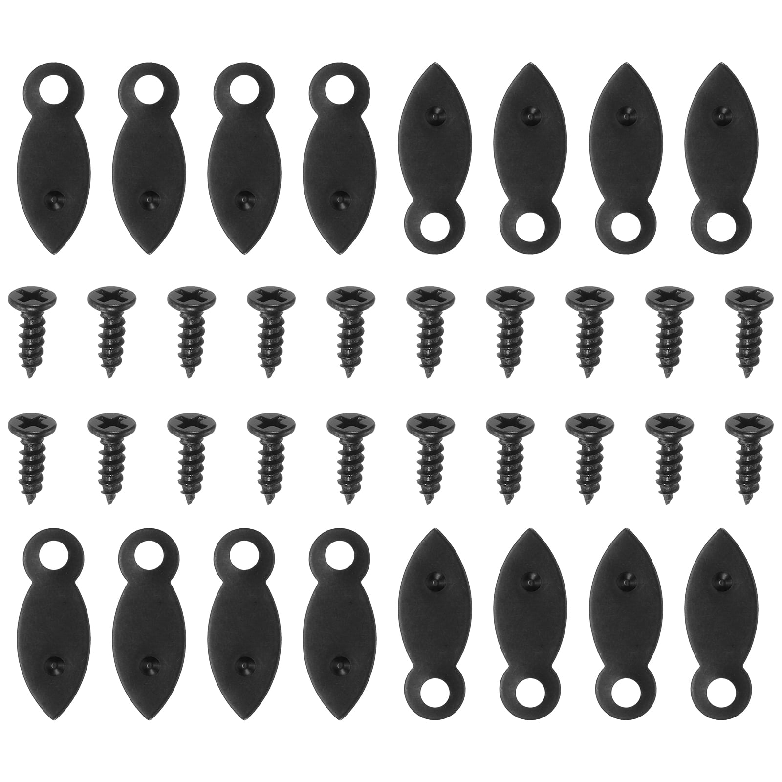 Uxcell 100Pcs Photo Frame Turn Button Fasteners 100Pcs Screws Picture ...