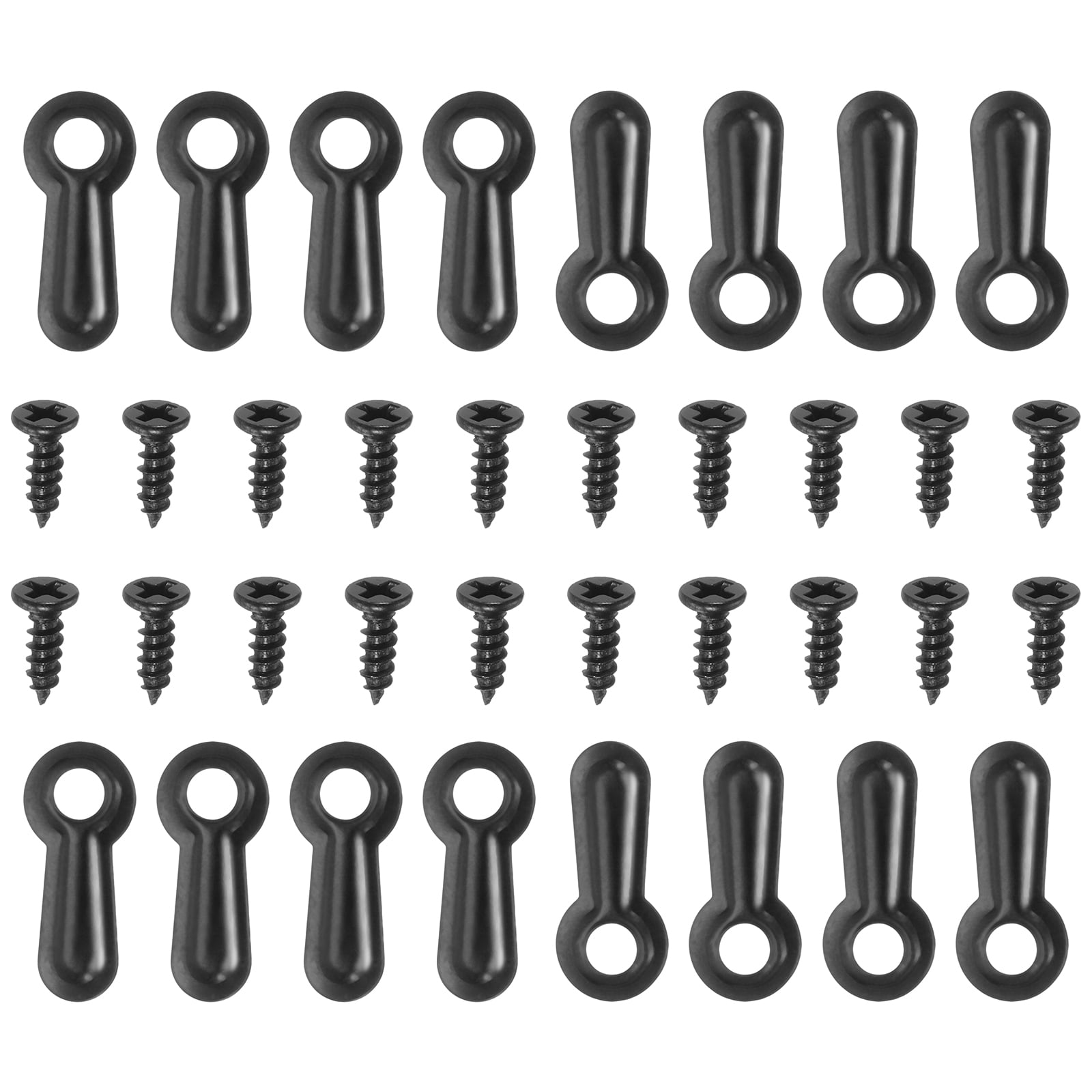 Uxcell 100Pcs Photo Frame Turn Button Fasteners 100Pcs Screws Picture ...