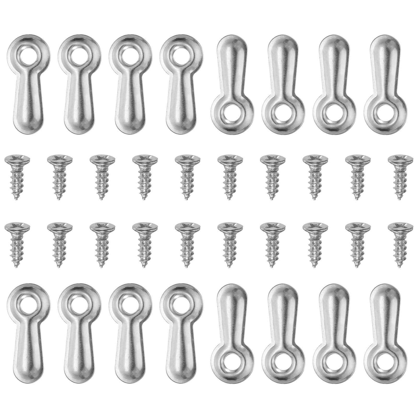 Uxcell 100Pcs Photo Frame Turn Button Fasteners 100Pcs Screws Picture ...