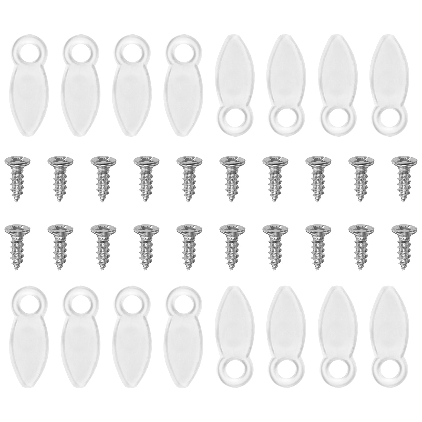 Uxcell 100Pcs Photo Frame Turn Button Fasteners 100Pcs Screws Turn ...