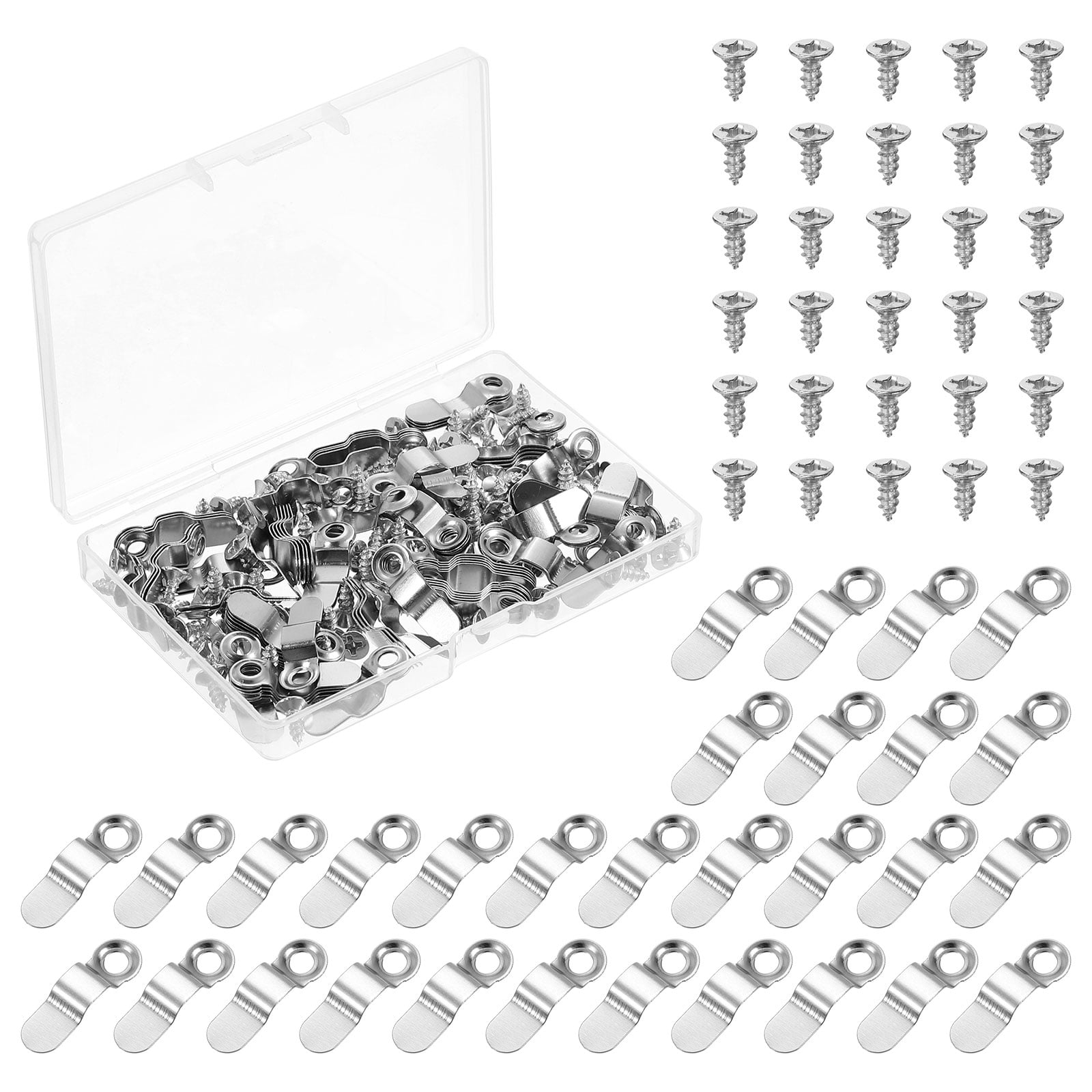 Uxcell 100Pcs Picture Frame Turn Button, Frame Back Fastener with ...