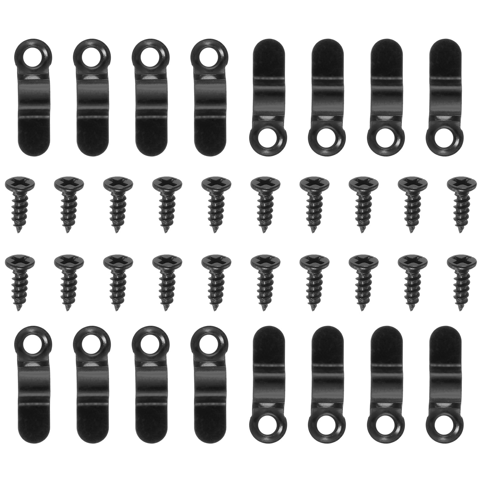 Uxcell 100Pcs Picture Hardware Backing Clips 100Pcs Screws Picture ...