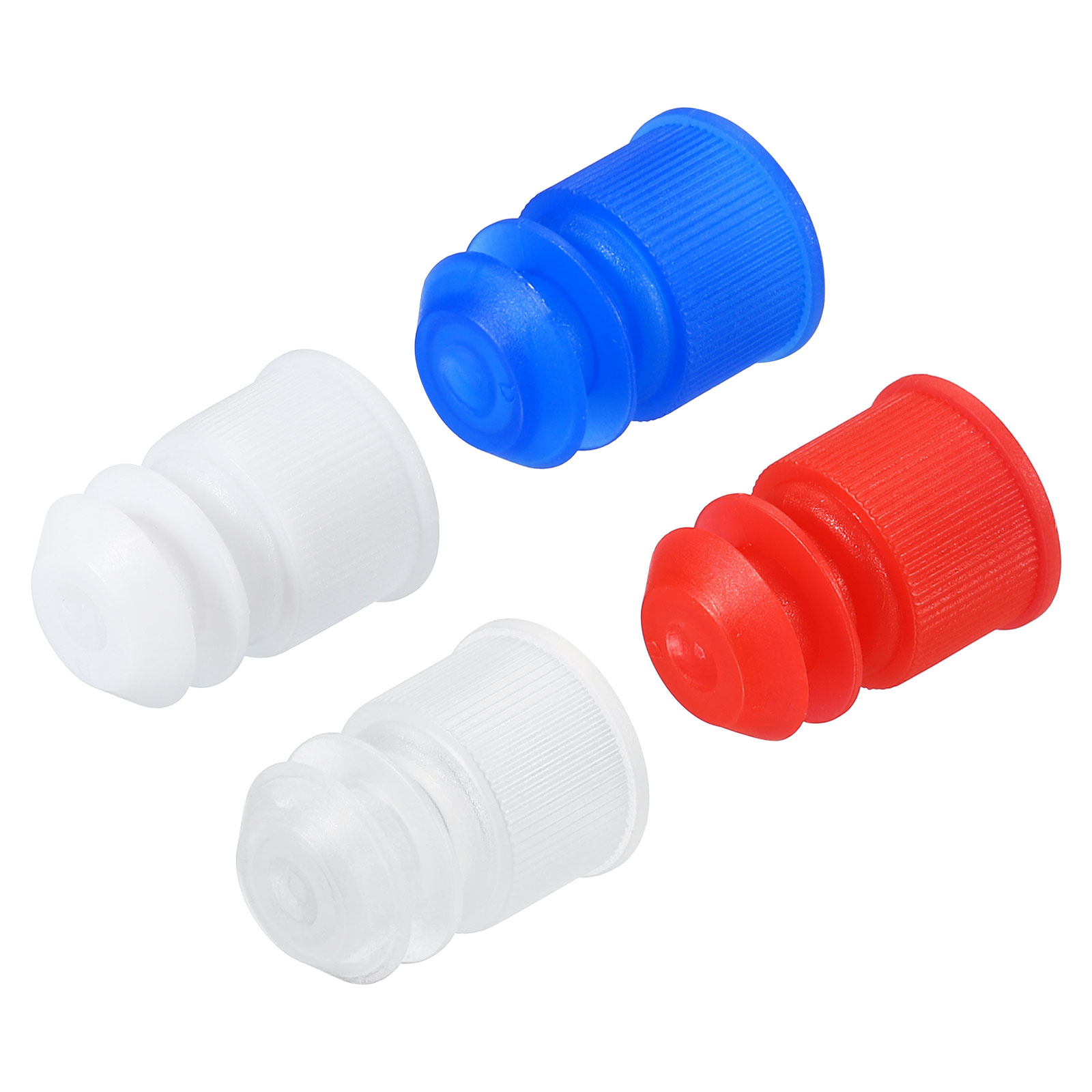 Uxcell 100Pcs Polyethylene Test Tube Cap, 12mm Diameter PE Plastic Plug ...
