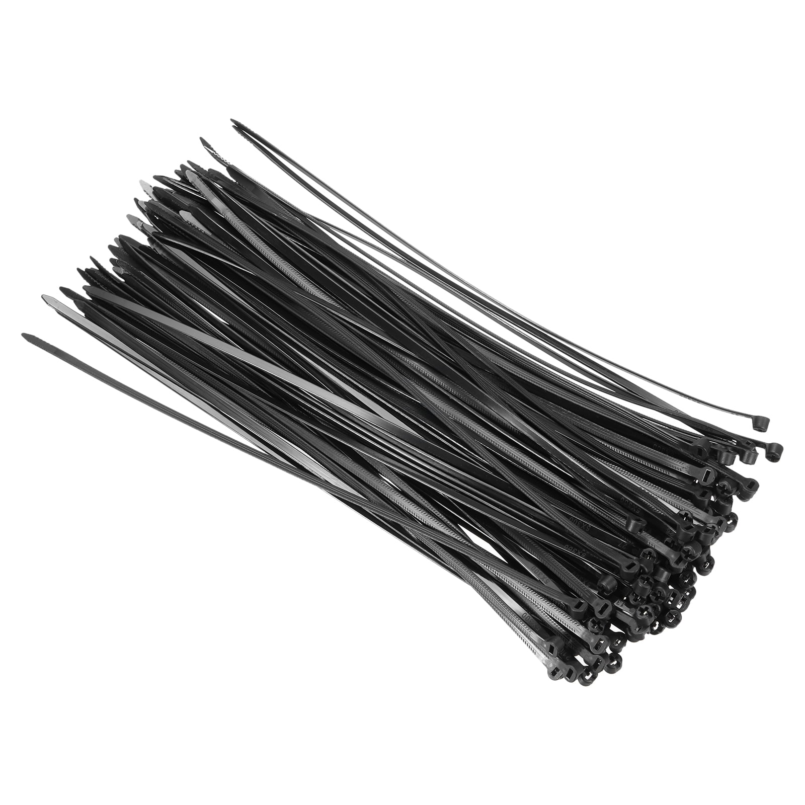 Uxcell 100Pcs Push Mount Zip Ties 12 Inch Cable Zip Tie Mounts Nylon ...