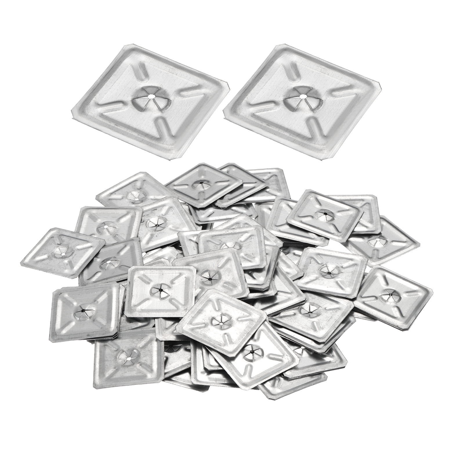Uxcell 100Pcs Self Locking Washers (2 Inch) for Perforated Insulation ...