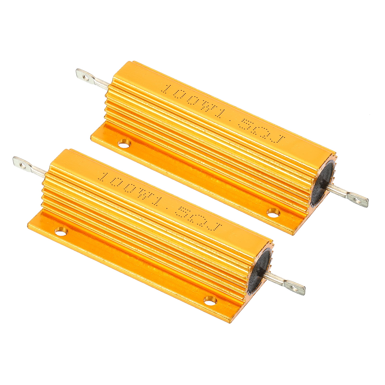 Unique Bargains 100W 1.5 Ohm Aluminum Shell Resistor Housing Resistor ...