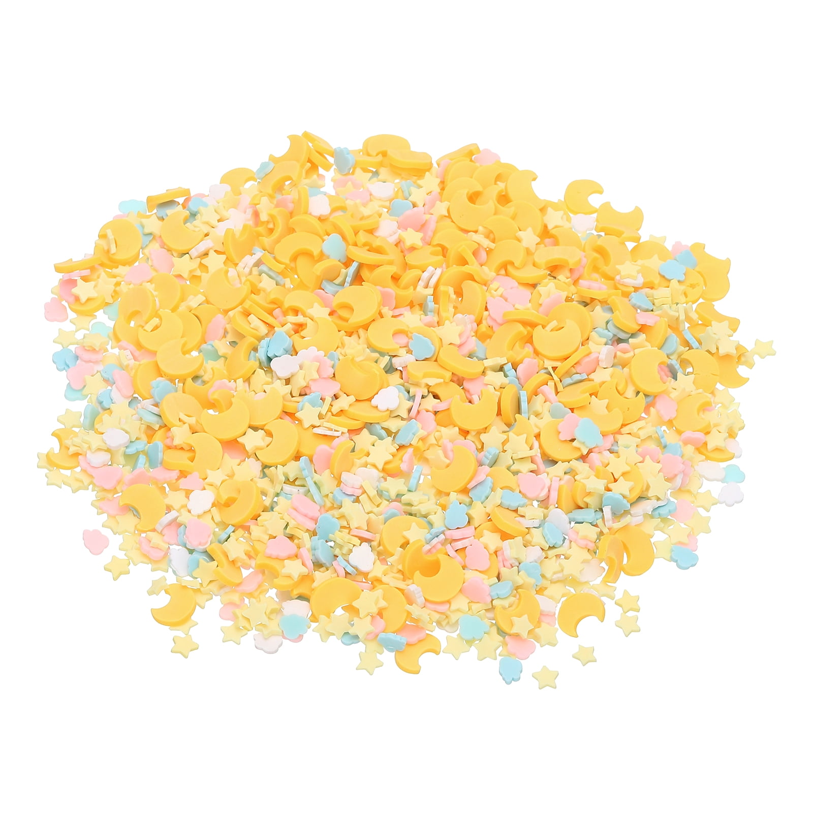 Uxcell 100g Fake Sprinkles, Faux Sprinkles Clay Sprinkles Star and Moon ...