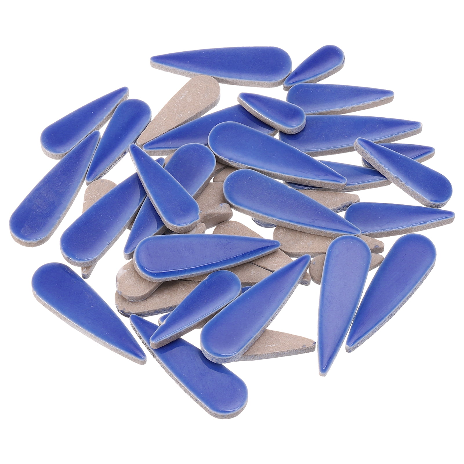 Uxcell 100g Petal Mosaic Tiles for Crafts Tear Drop Porcelain Mosaic ...