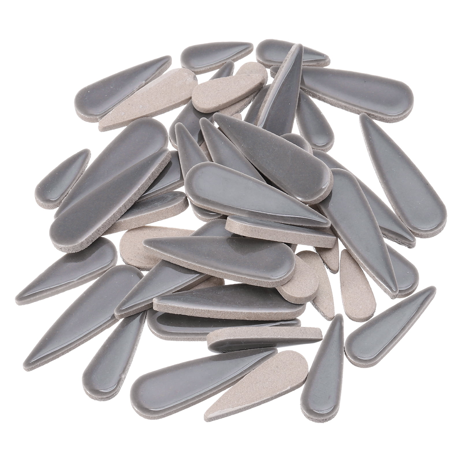 Uxcell 100g Petal Mosaic Tiles for Crafts Tear Drop Porcelain Mosaic ...